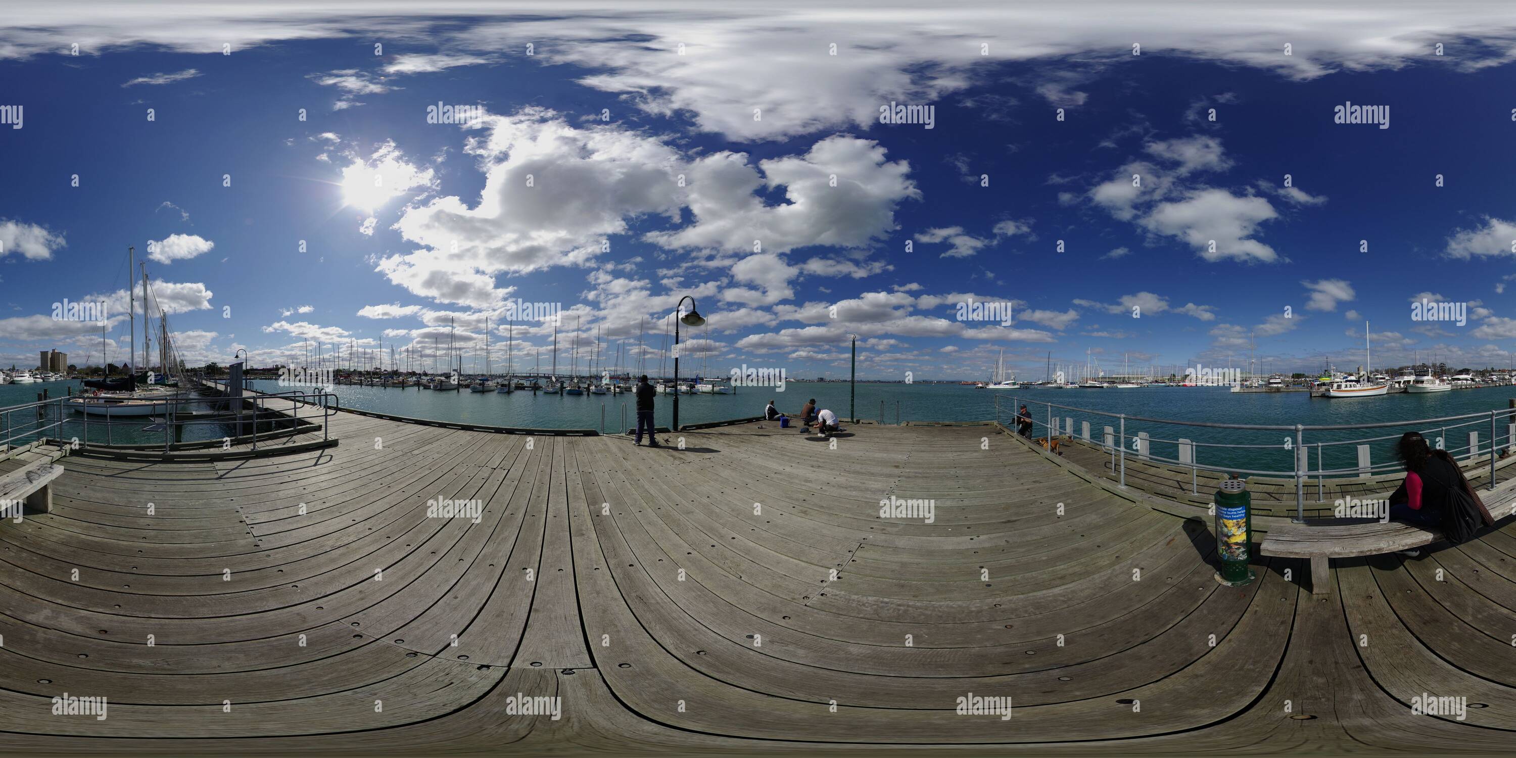 360° view of Williamstown Jetty at JE Morley Reserve - Alamy