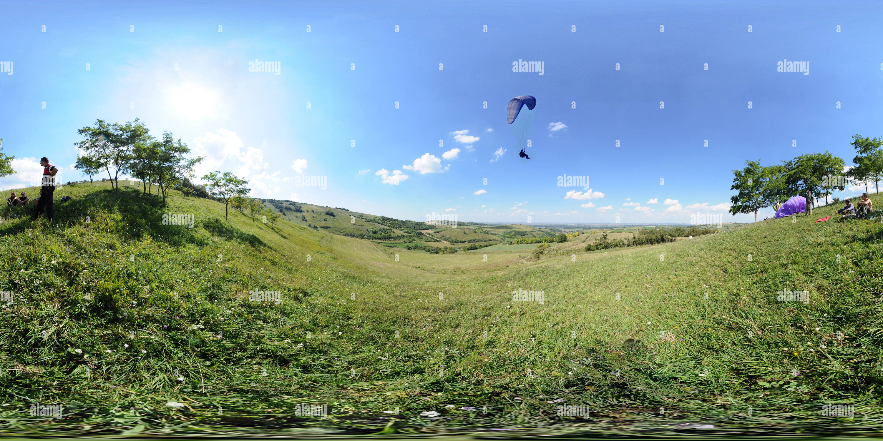 360° view of Amazing Paragliding weekend at Fruska Gora - Alamy