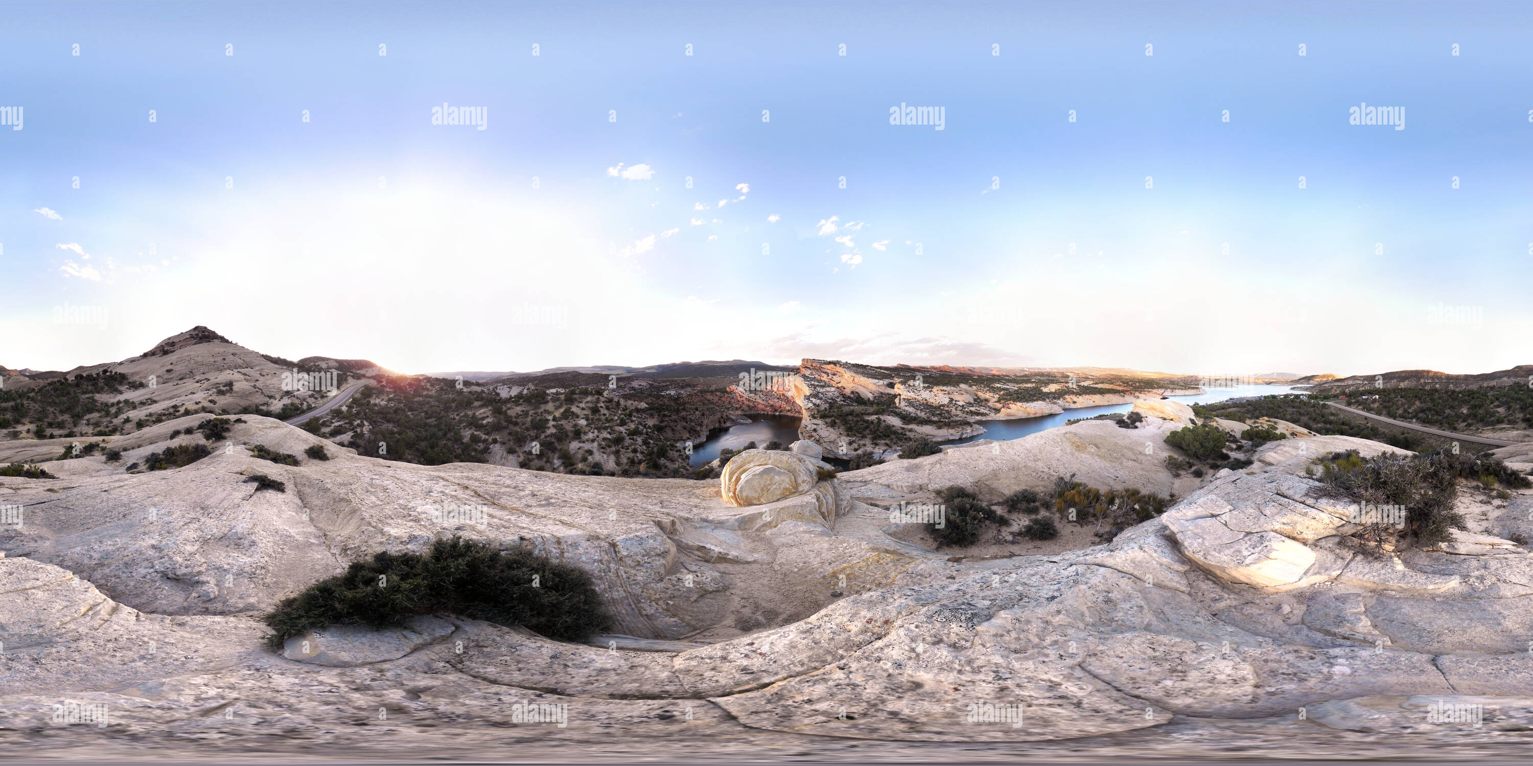 360° view of Sunset at Red Fleet State Park, Utah, USA - Alamy