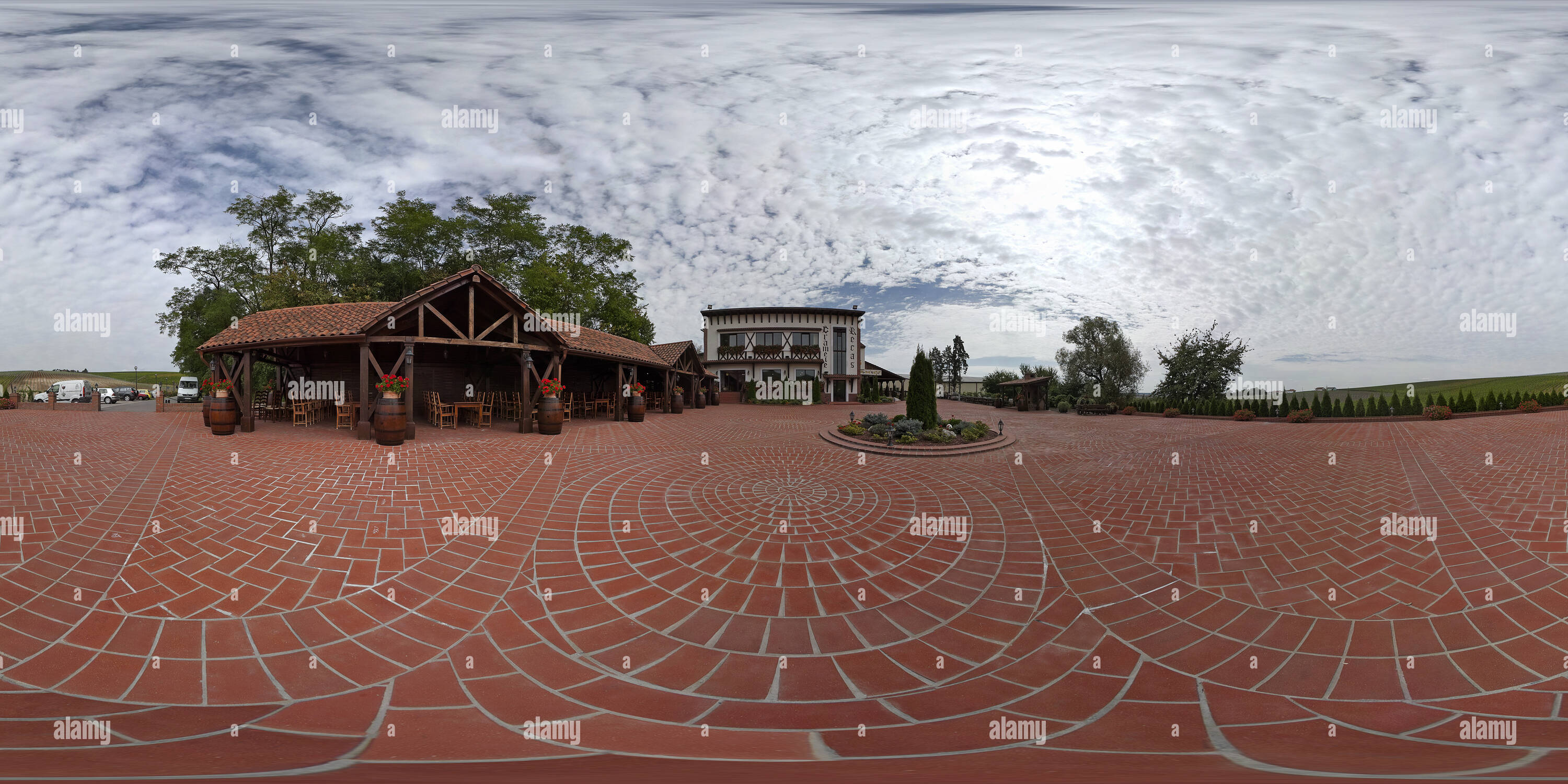 360° view of Cramele Recas - Winery - Alamy