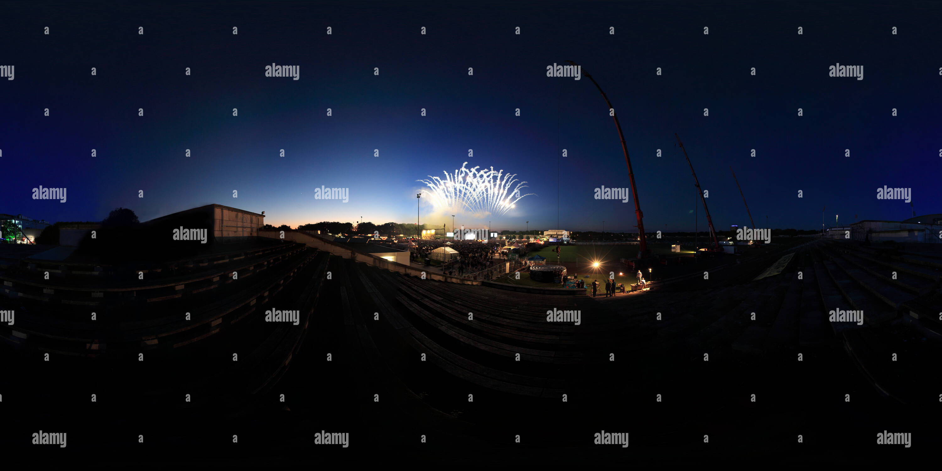 360° view of Rock im Park 2010 - RAMMSTEIN - Alamy