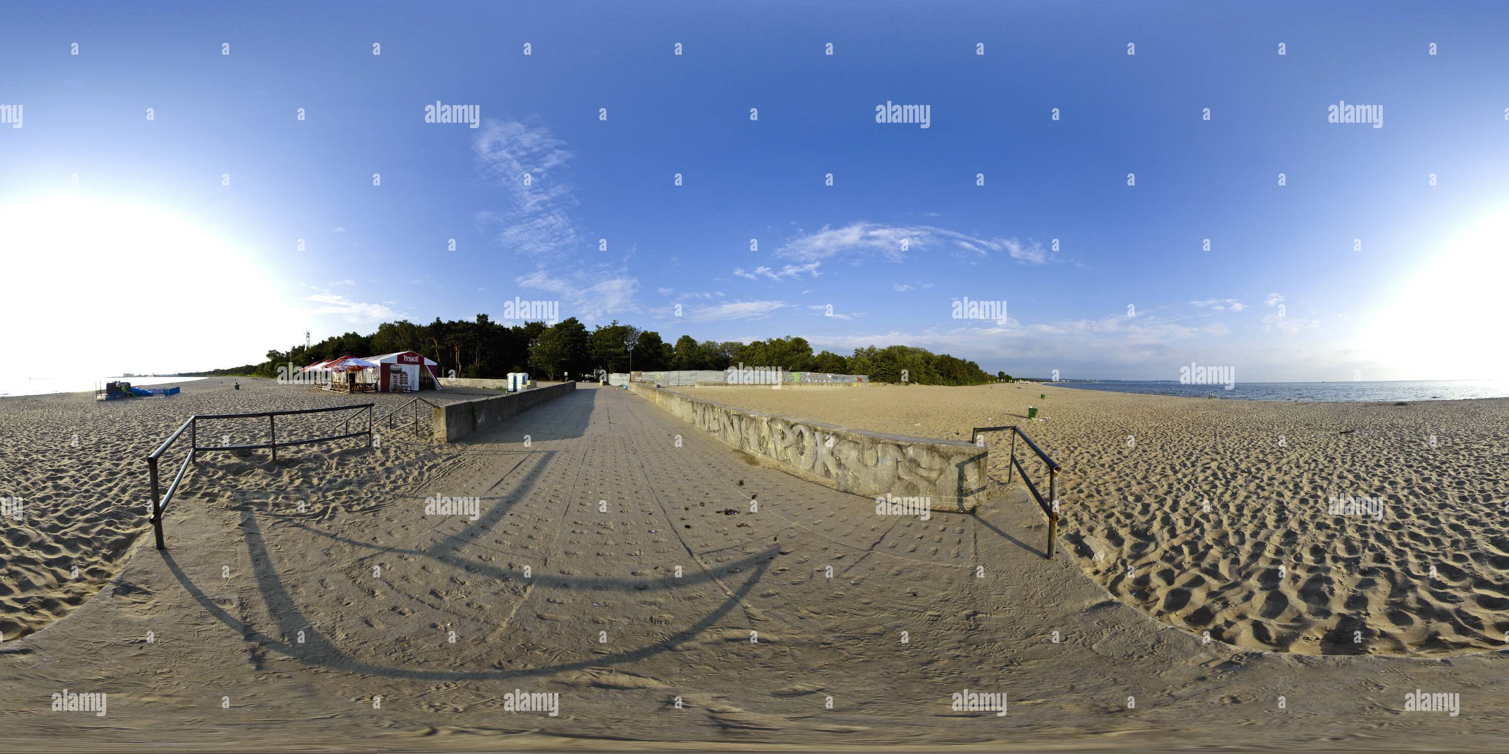 360° view of Old Molo in Brzeźno - Alamy