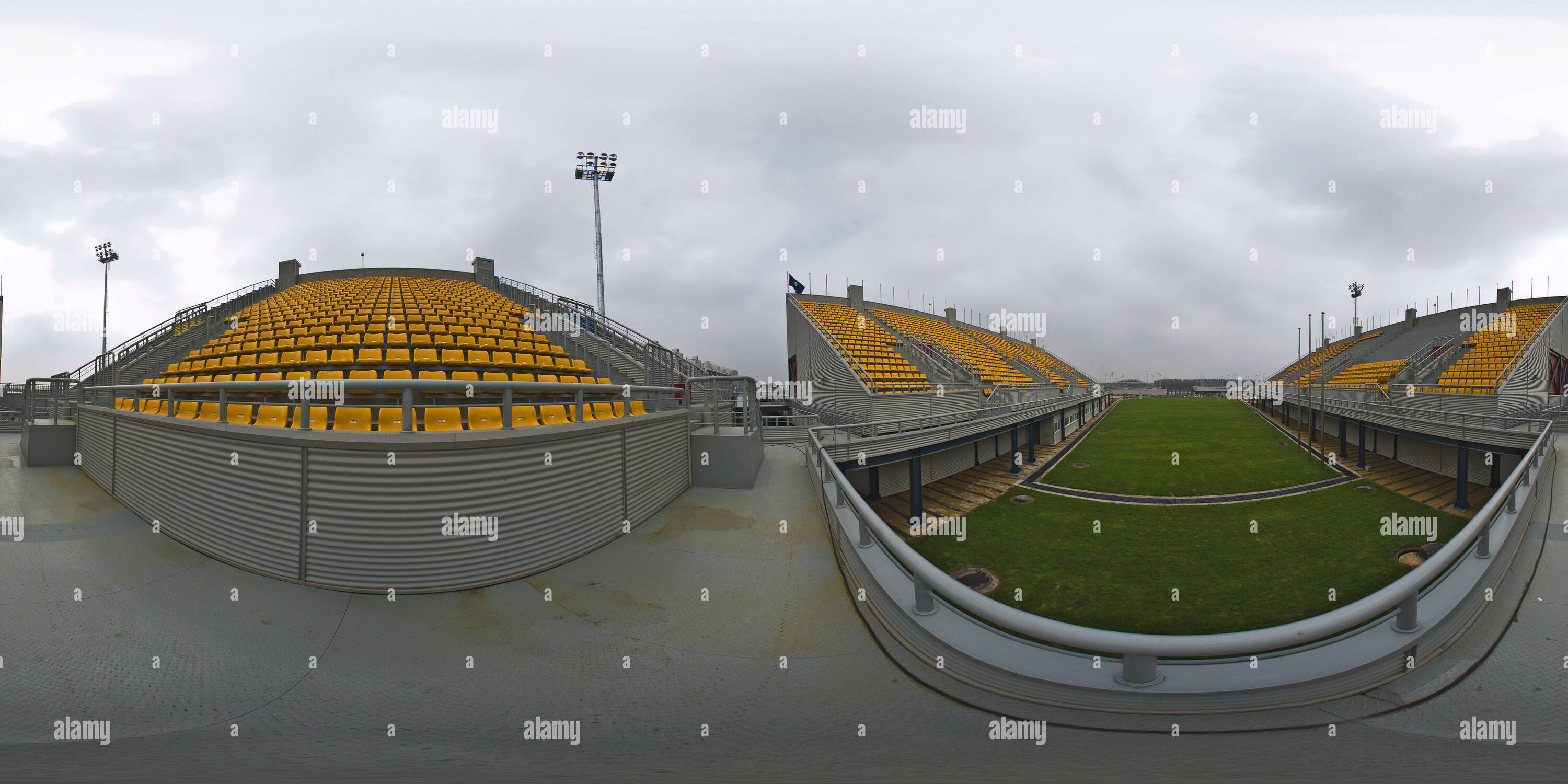 360° view of Beijing Olympic Green Archery Field Knockout Final Venue ...