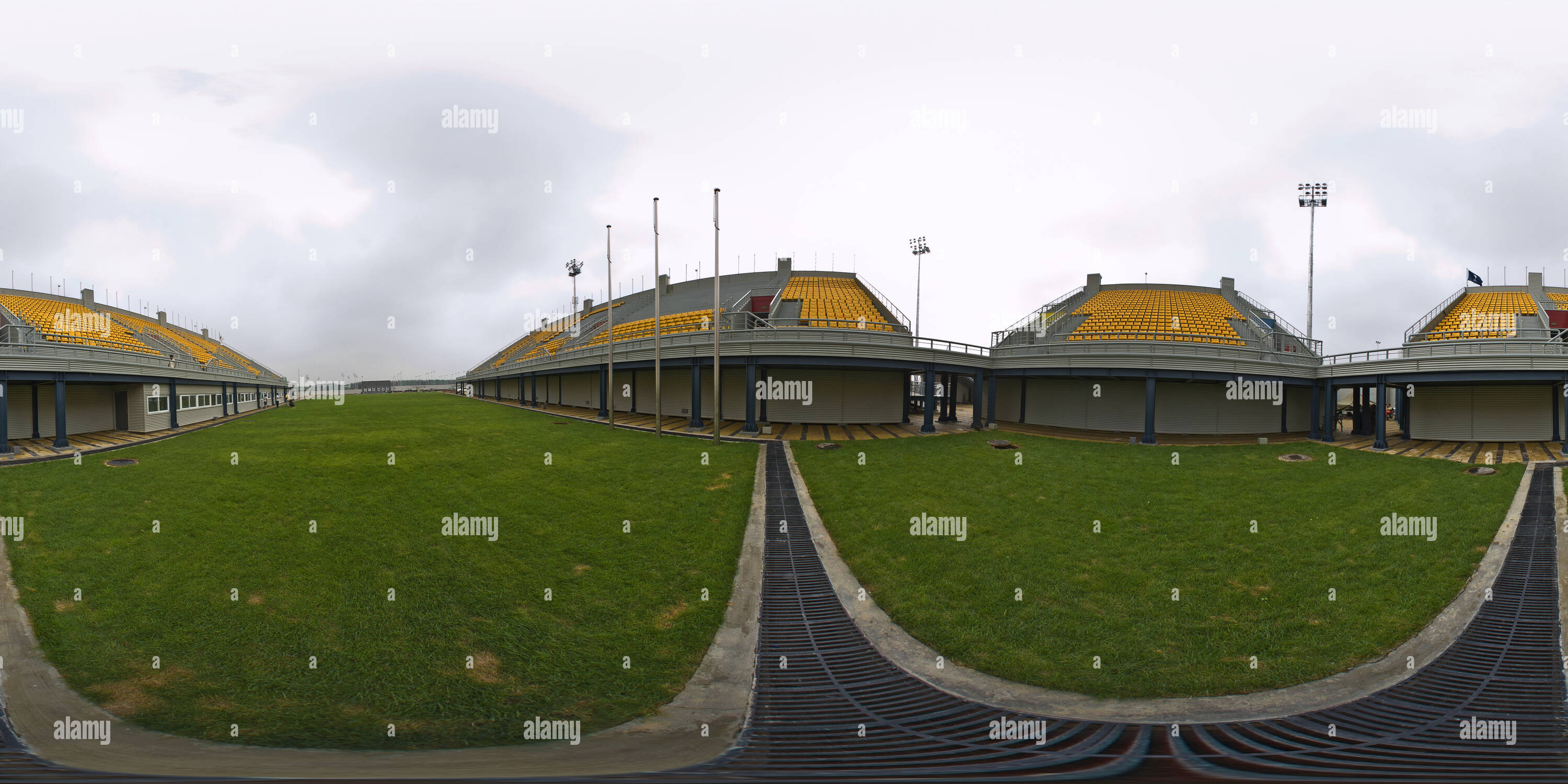 360° view of Beijing Olympic Green Archery Field Knockout Final Venue ...