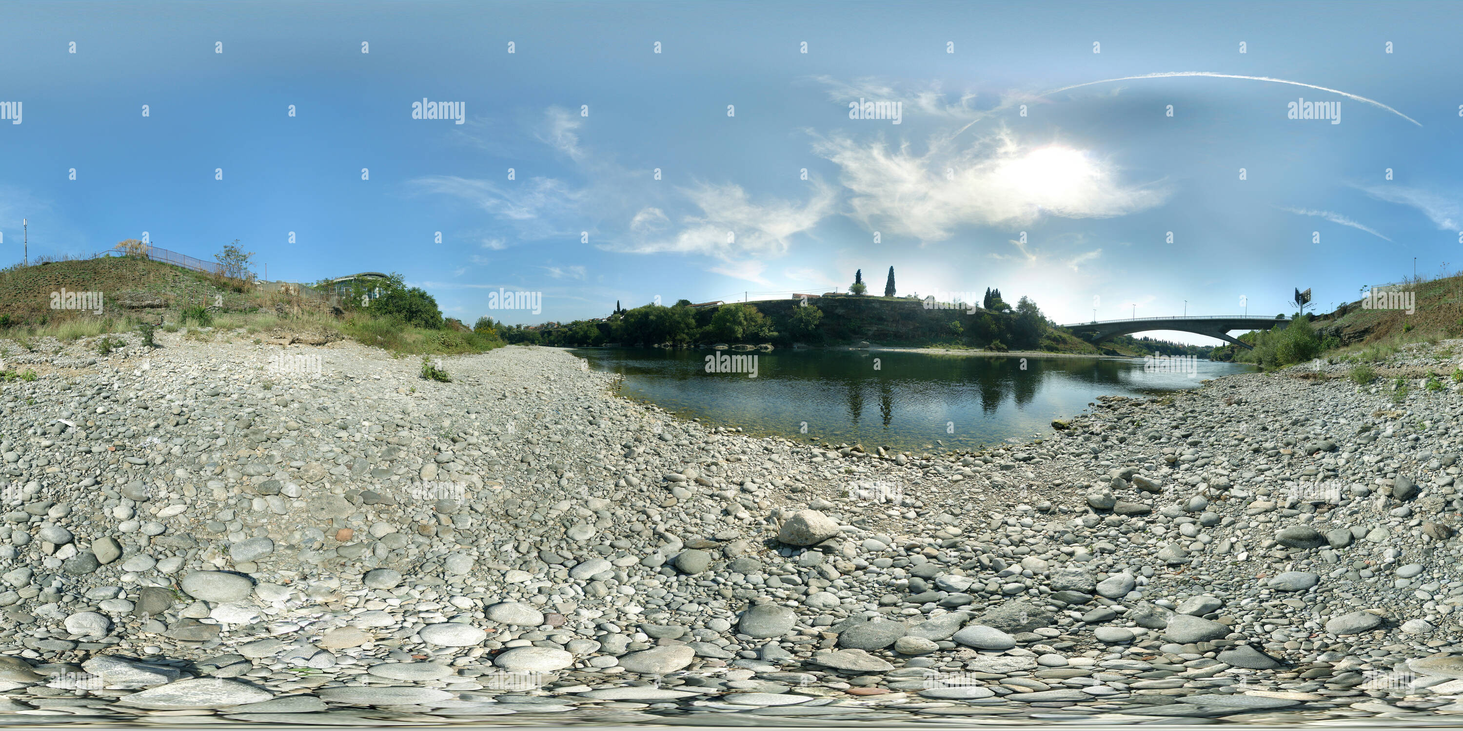 360° view of Union Bridge - Podgorica - Alamy