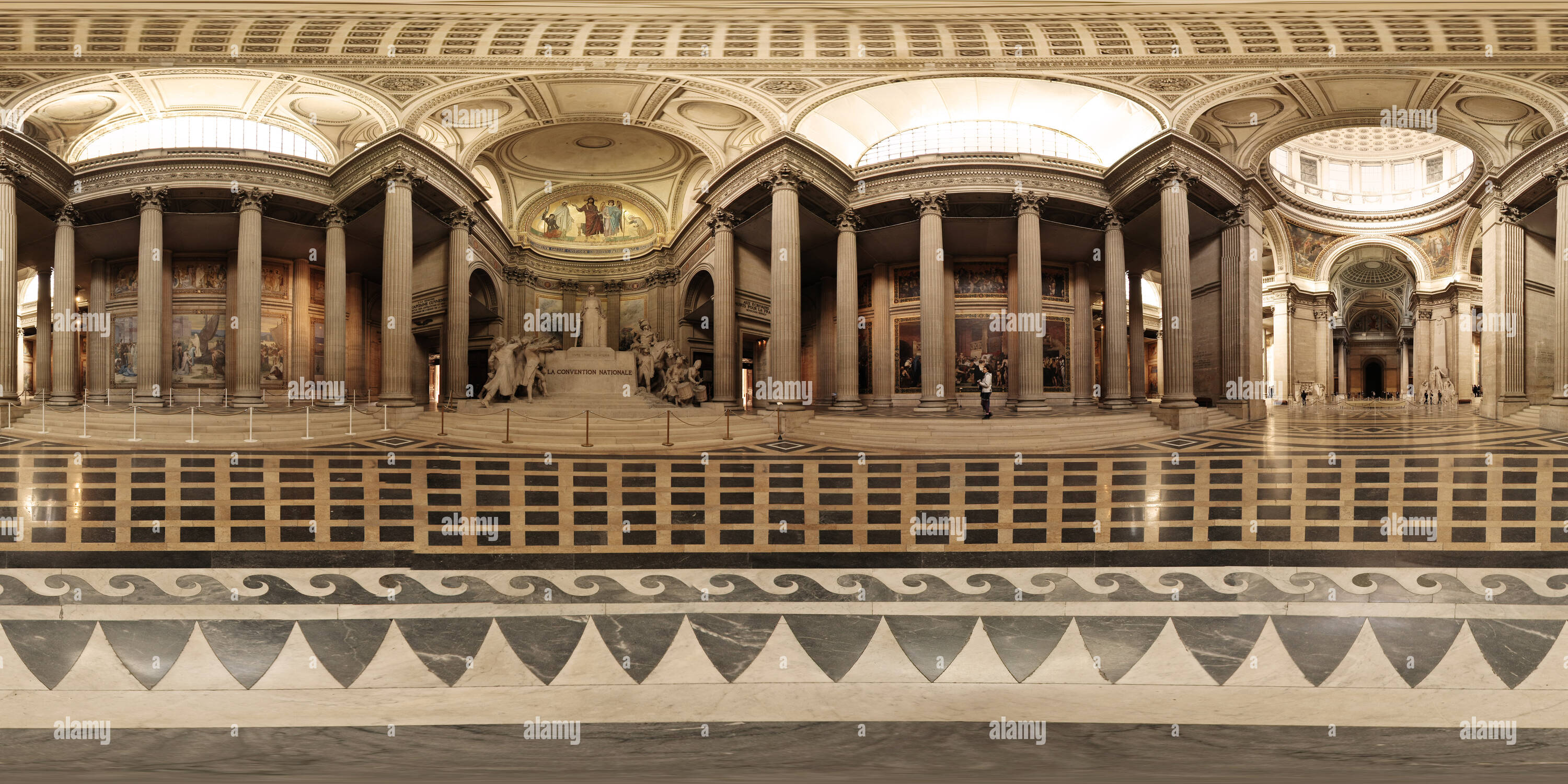 360° view of Pantheon of Paris - Alamy