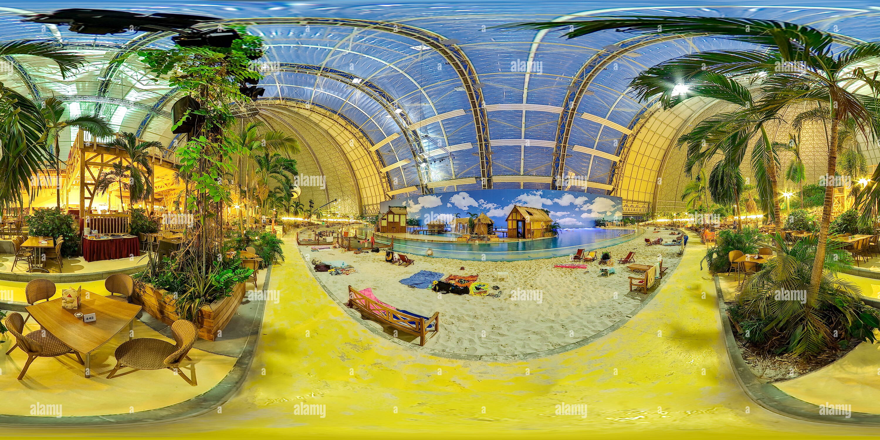 360° view of Tropical Island - South Sea Beach - Alamy