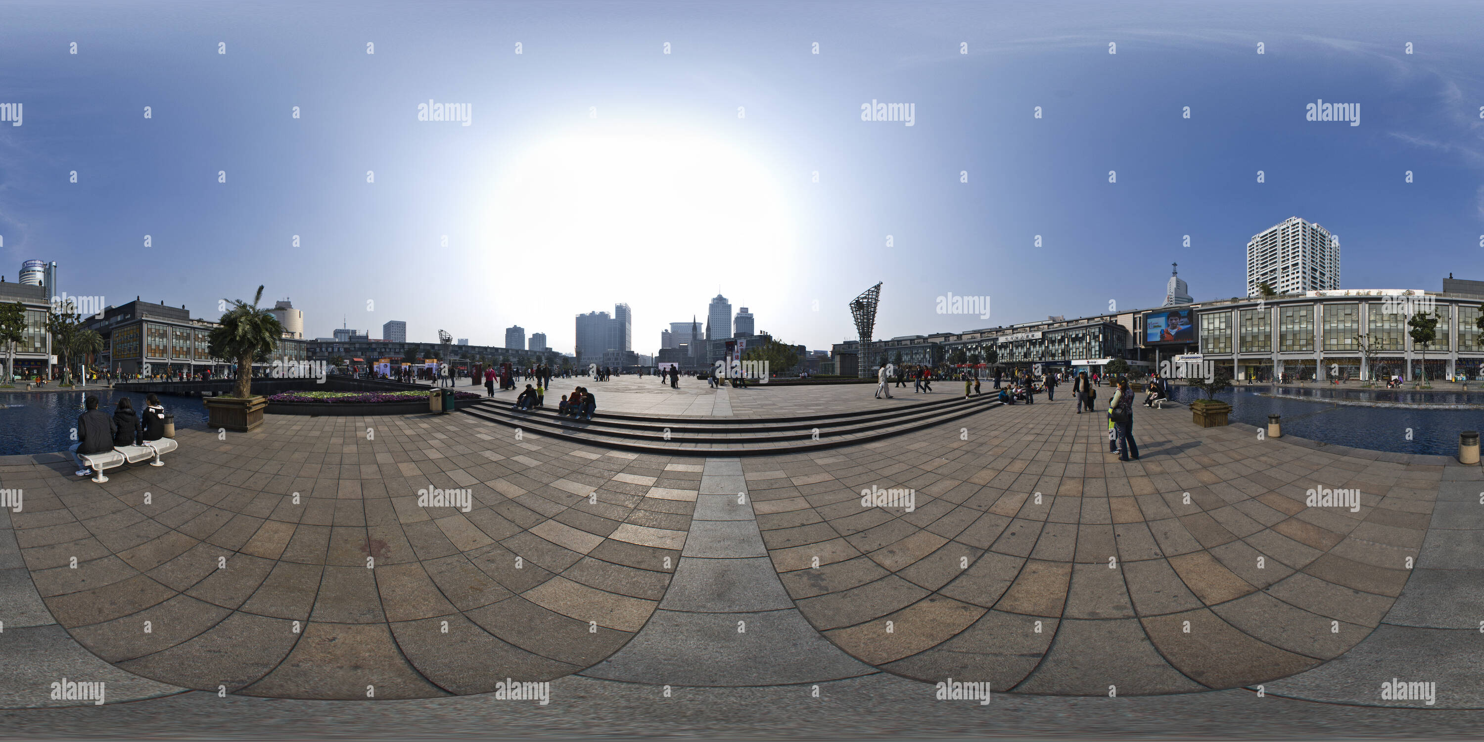 360° view of Ningbo Tianyi Square - Alamy