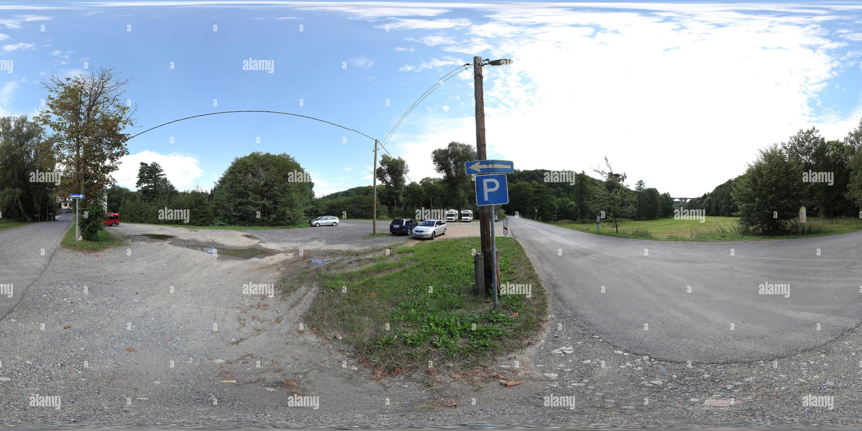 360° view of Bridge over Elster-River - Alamy