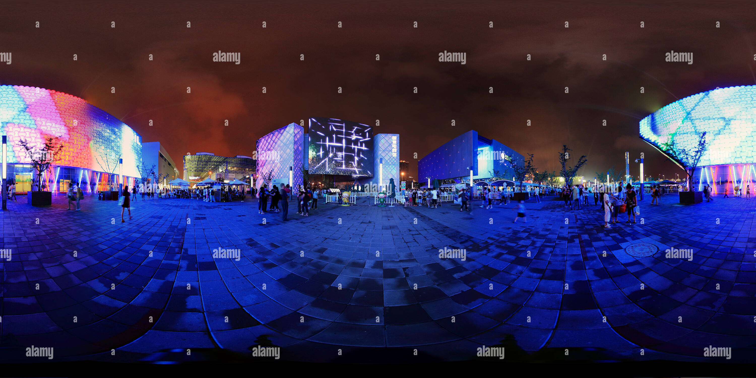 360° view of State Grid Pavilion in EXPO 2010 - Alamy