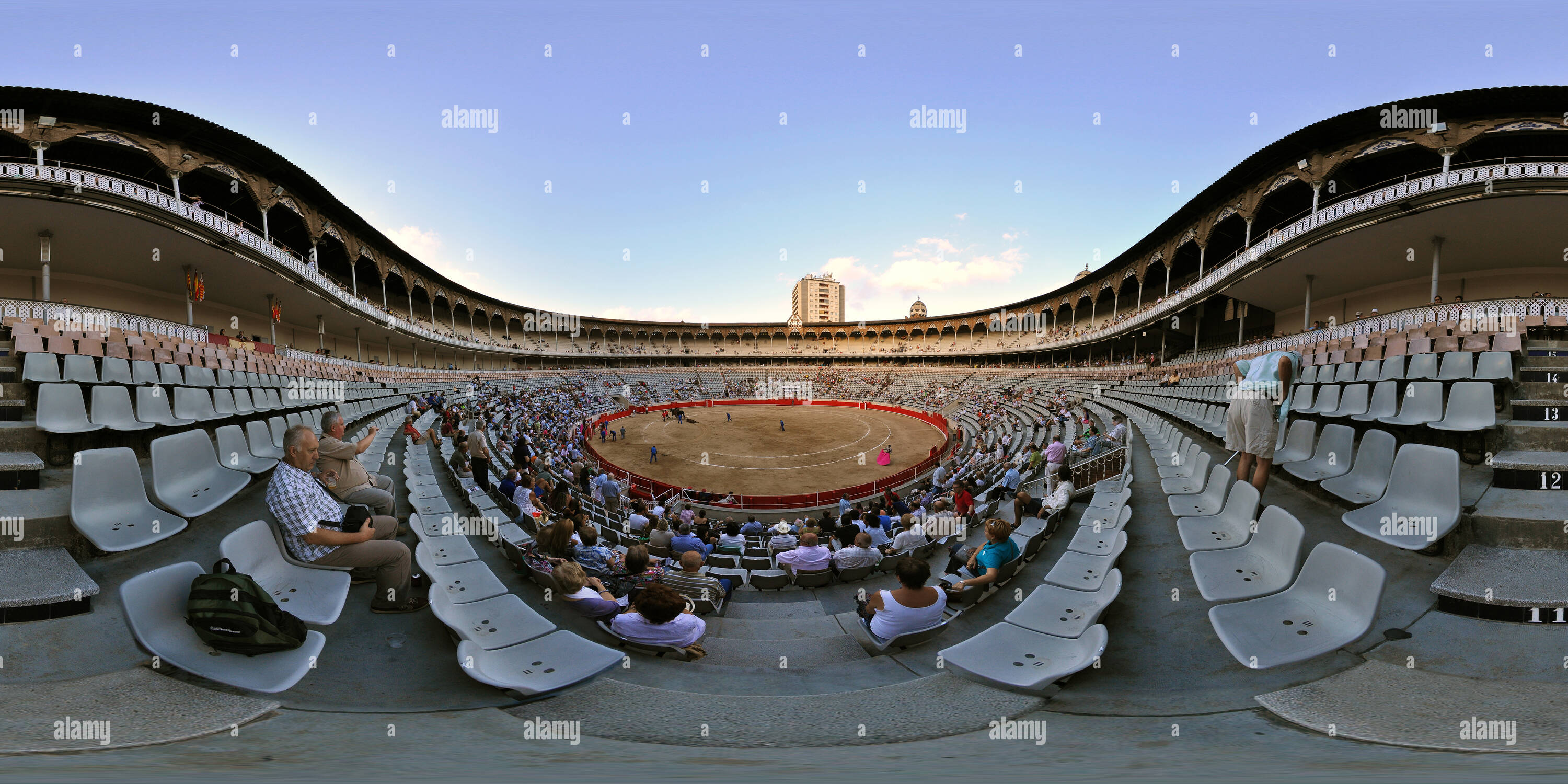 360° view of La Monumental,The Bullring of Barcelona - Alamy