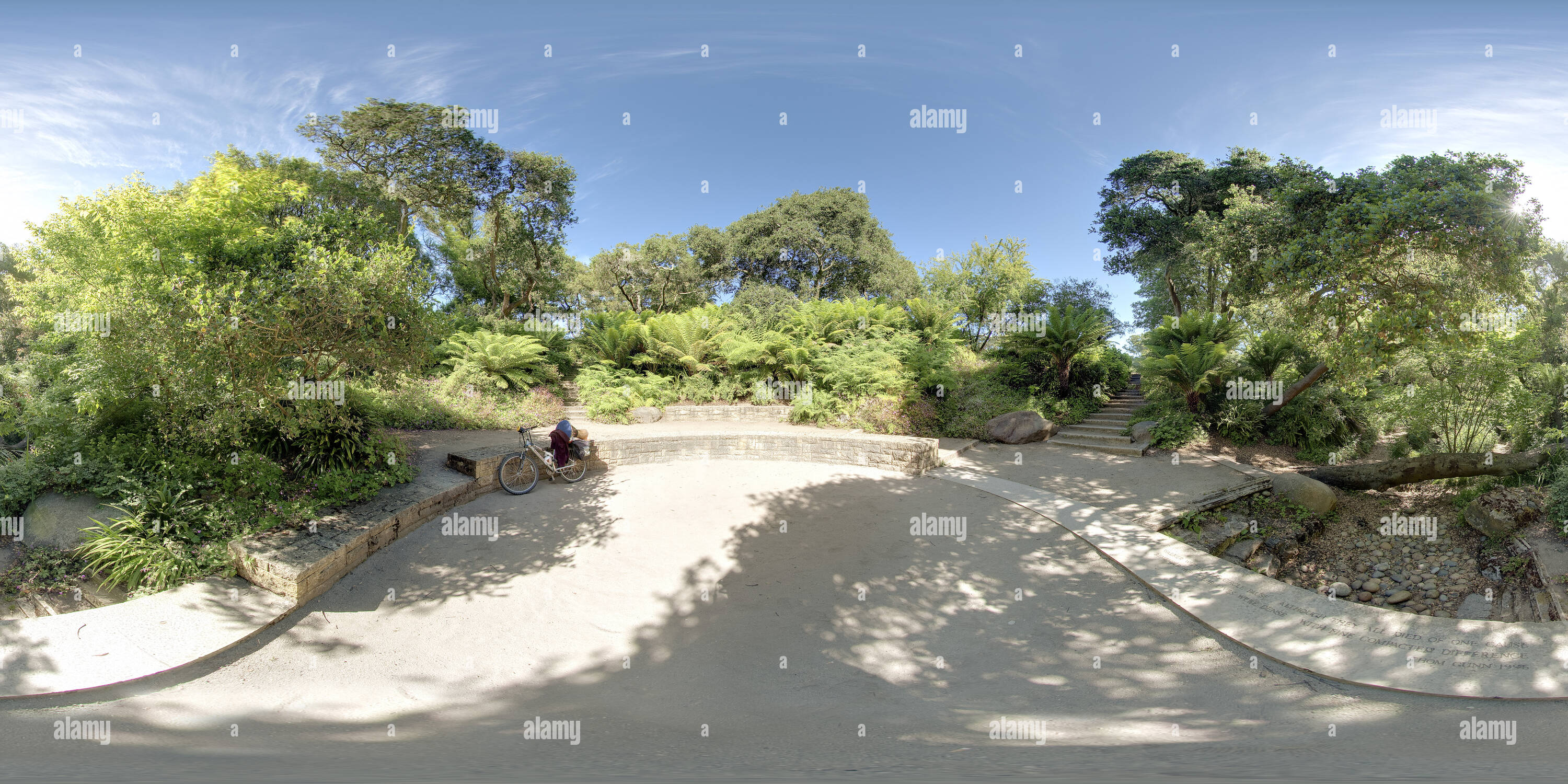 360° view of Golden Gate Park Circle of Peace - Alamy
