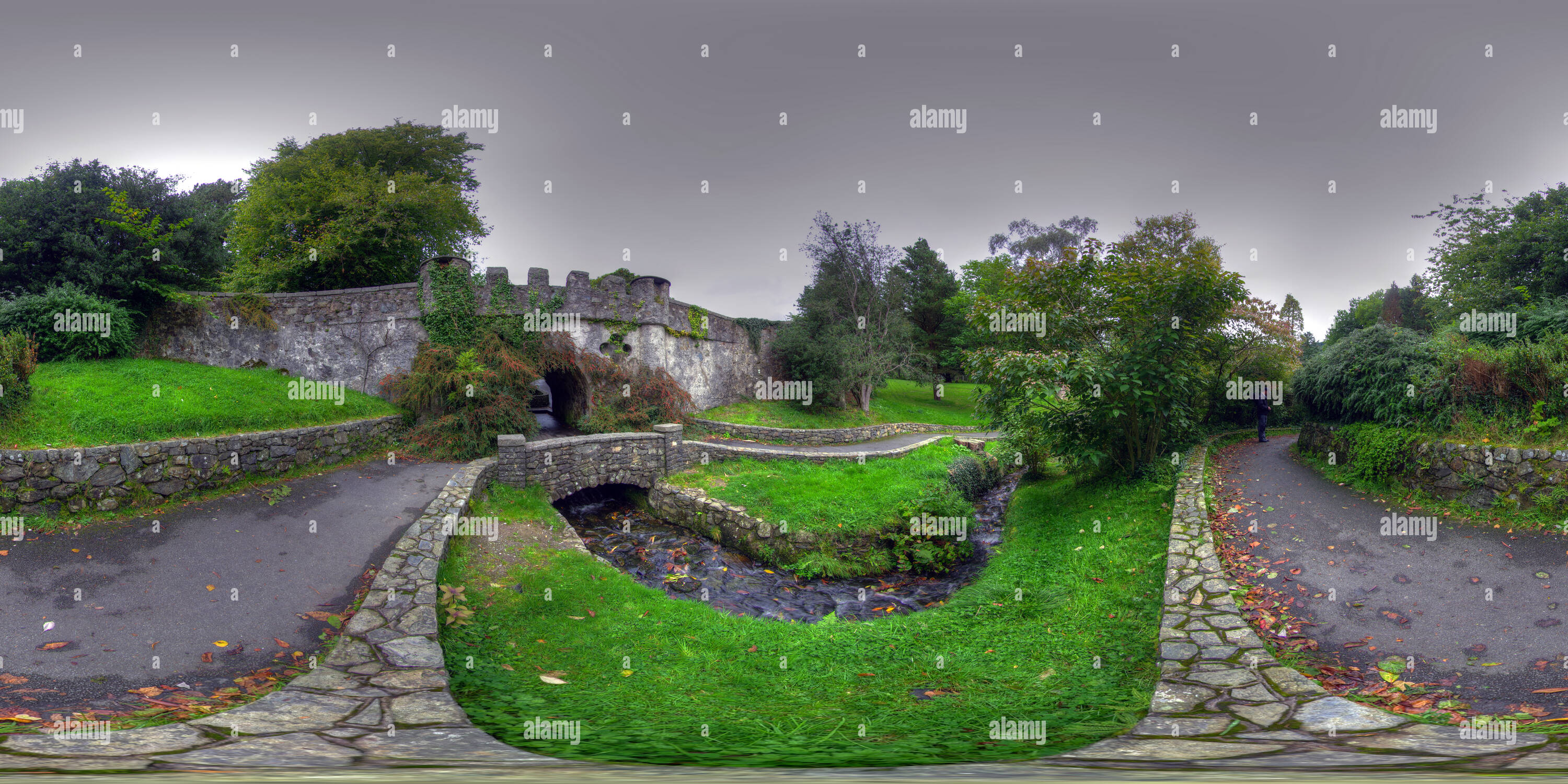 360° view of Tollymore Country Park , Northern Ireland - Alamy