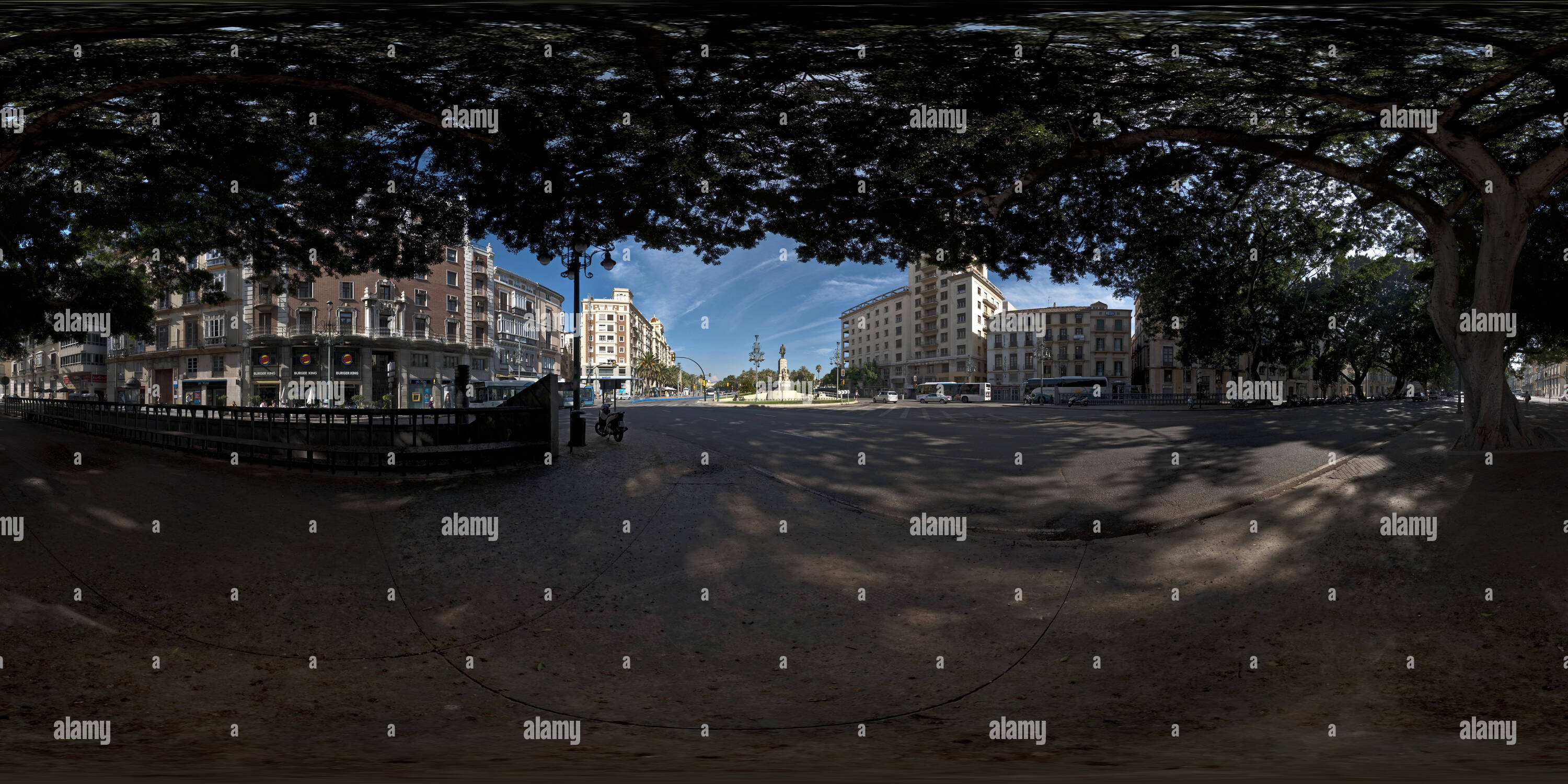 360° view of Alameda Principal de Málaga - Alamy