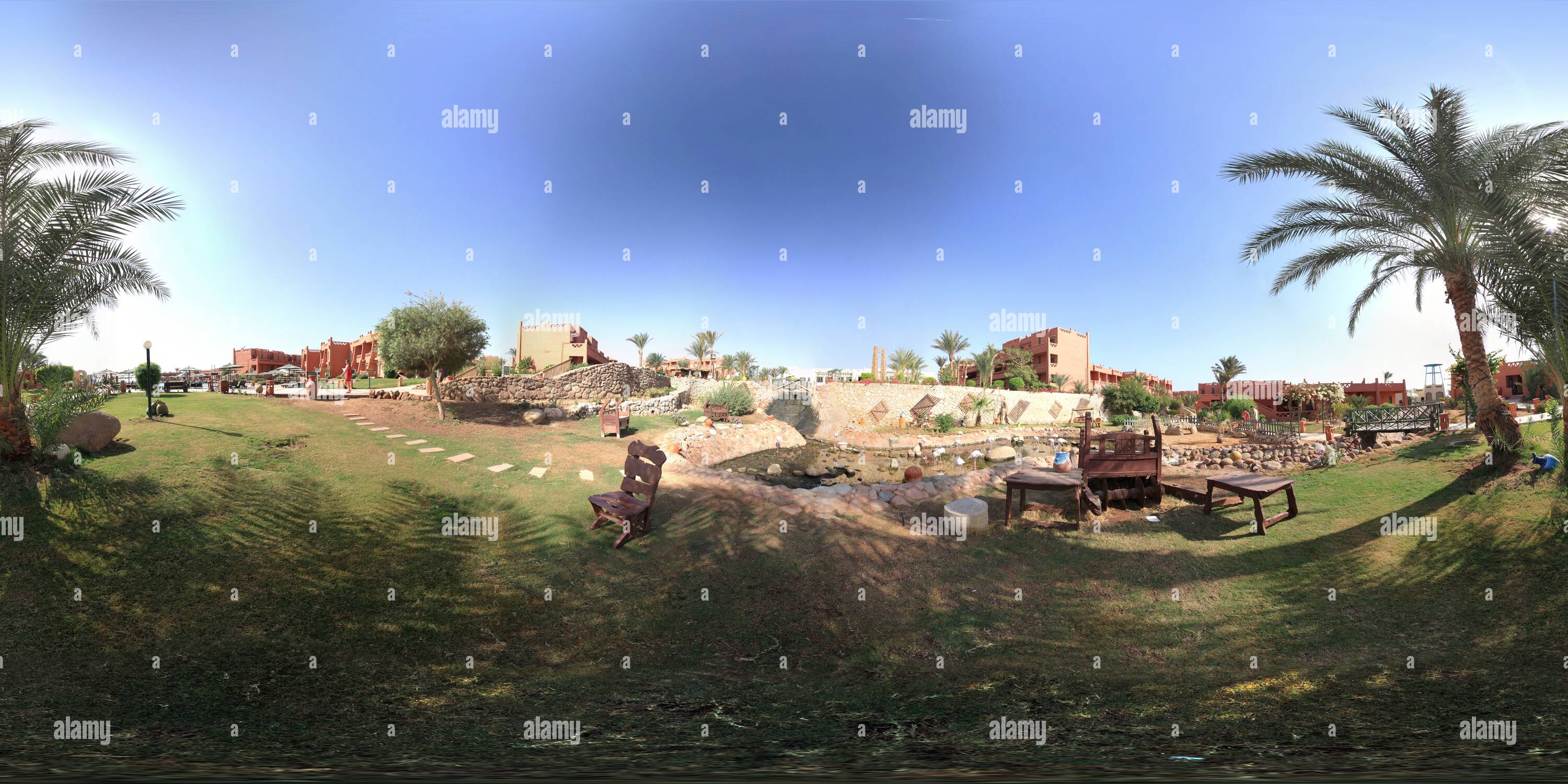 360° view of Hauza Beach Resorts Mini Zoo - Alamy