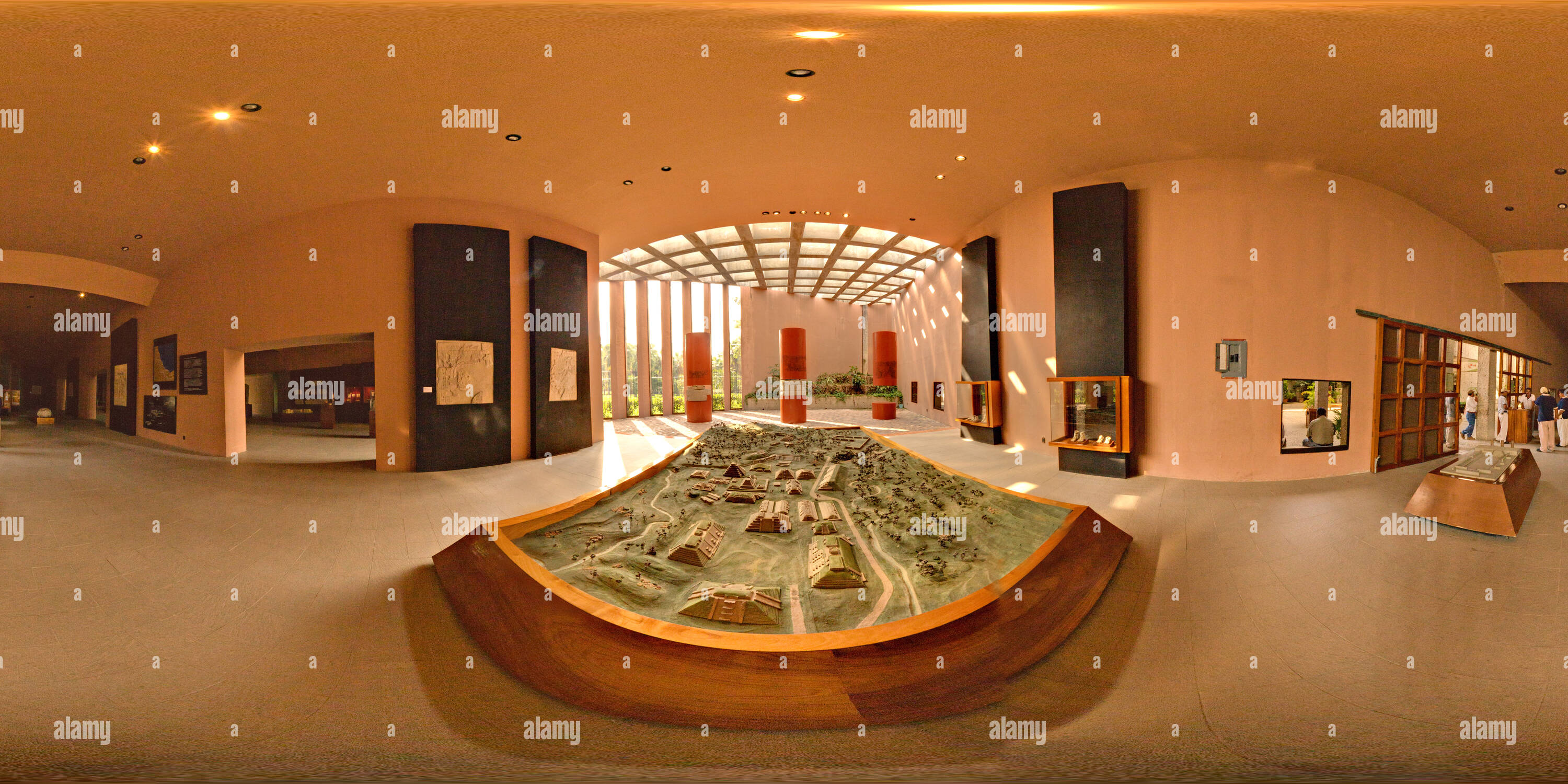 360° view of El Tajin Ruins Museum - Alamy