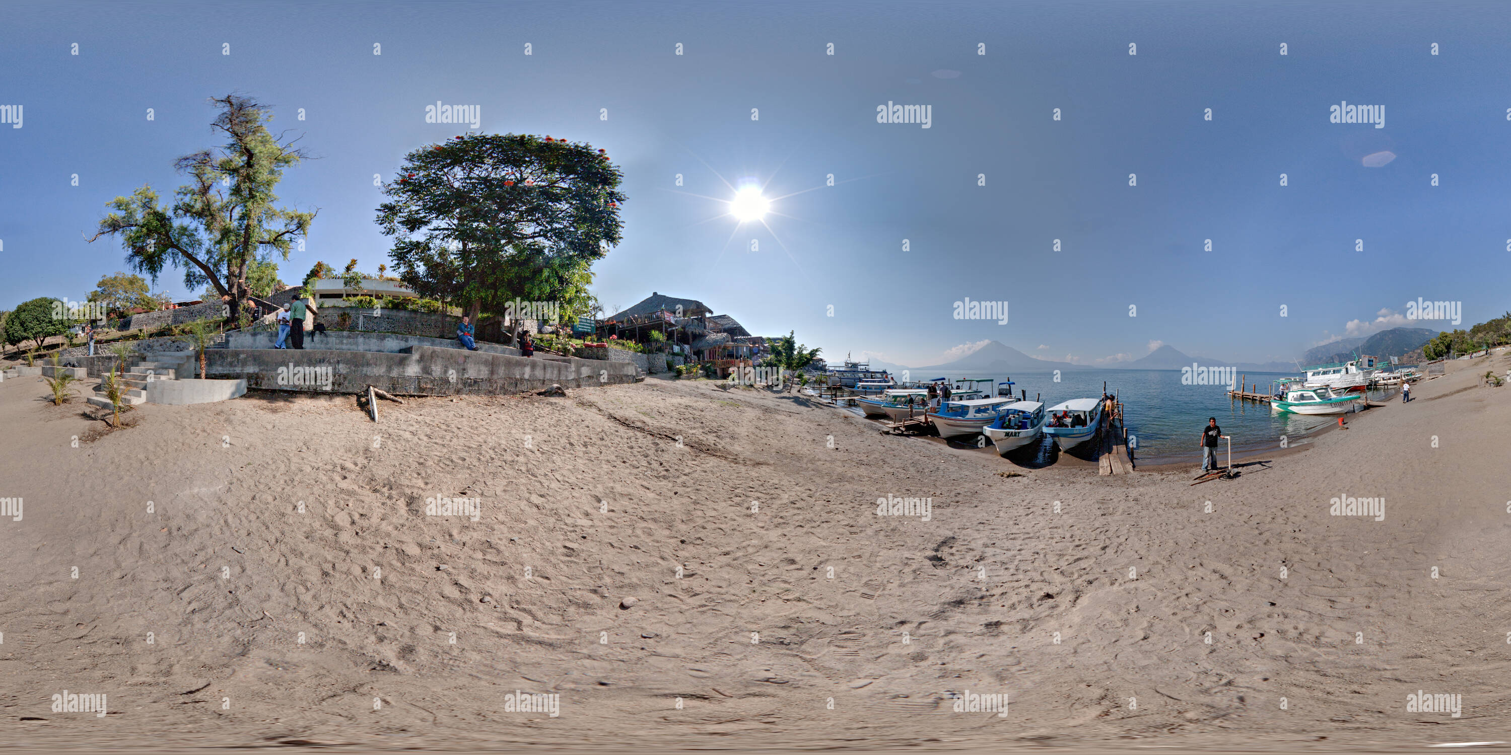 360° view of Lake Atitlan, Panajachel - Alamy