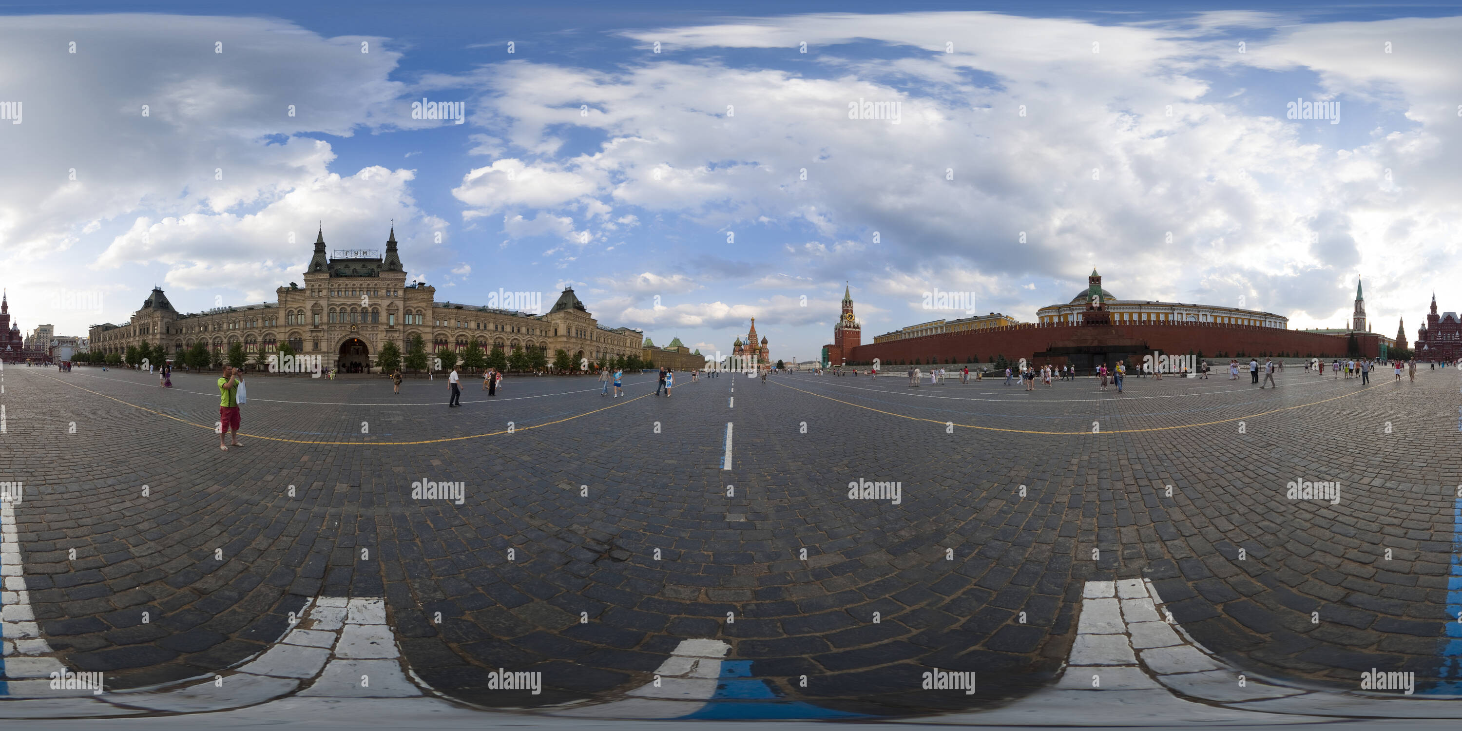 360° view of Moskau. Roter Platz - Alamy
