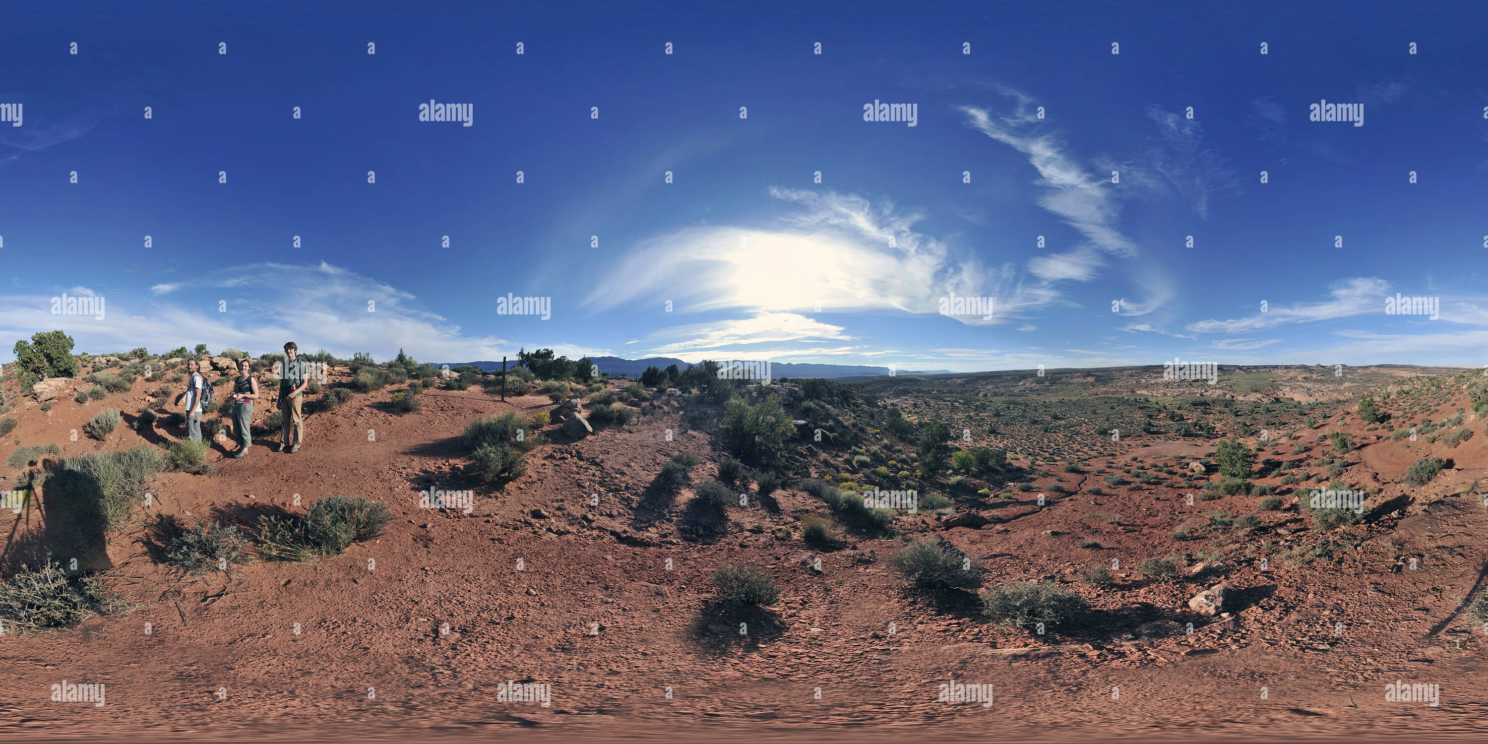360° view of Dry Fork Overlook, Grand Staircase National Monument - Alamy