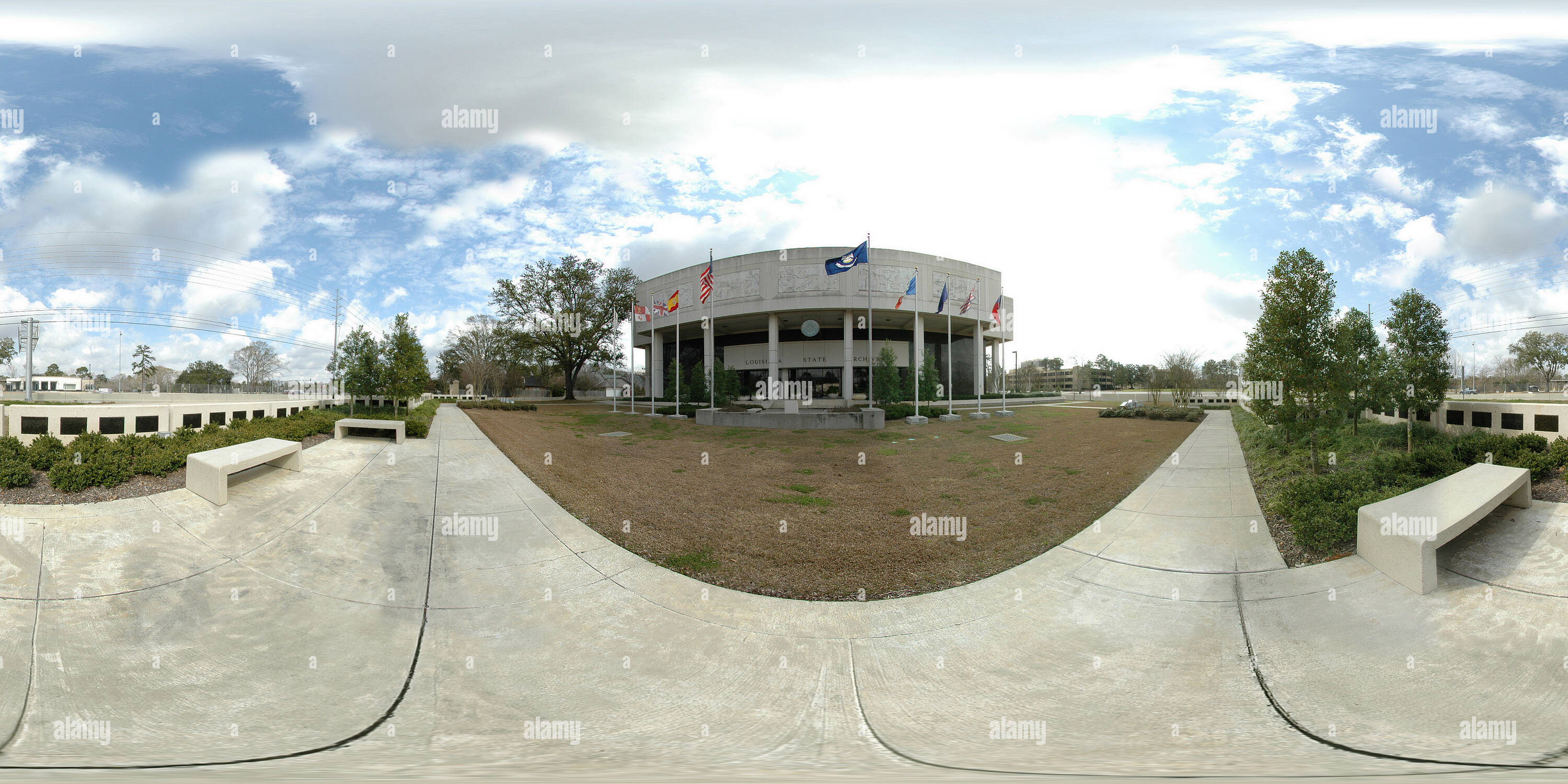 360° view of Louisiana State Archives, Baton Rouge, Louisiana, USA - Alamy
