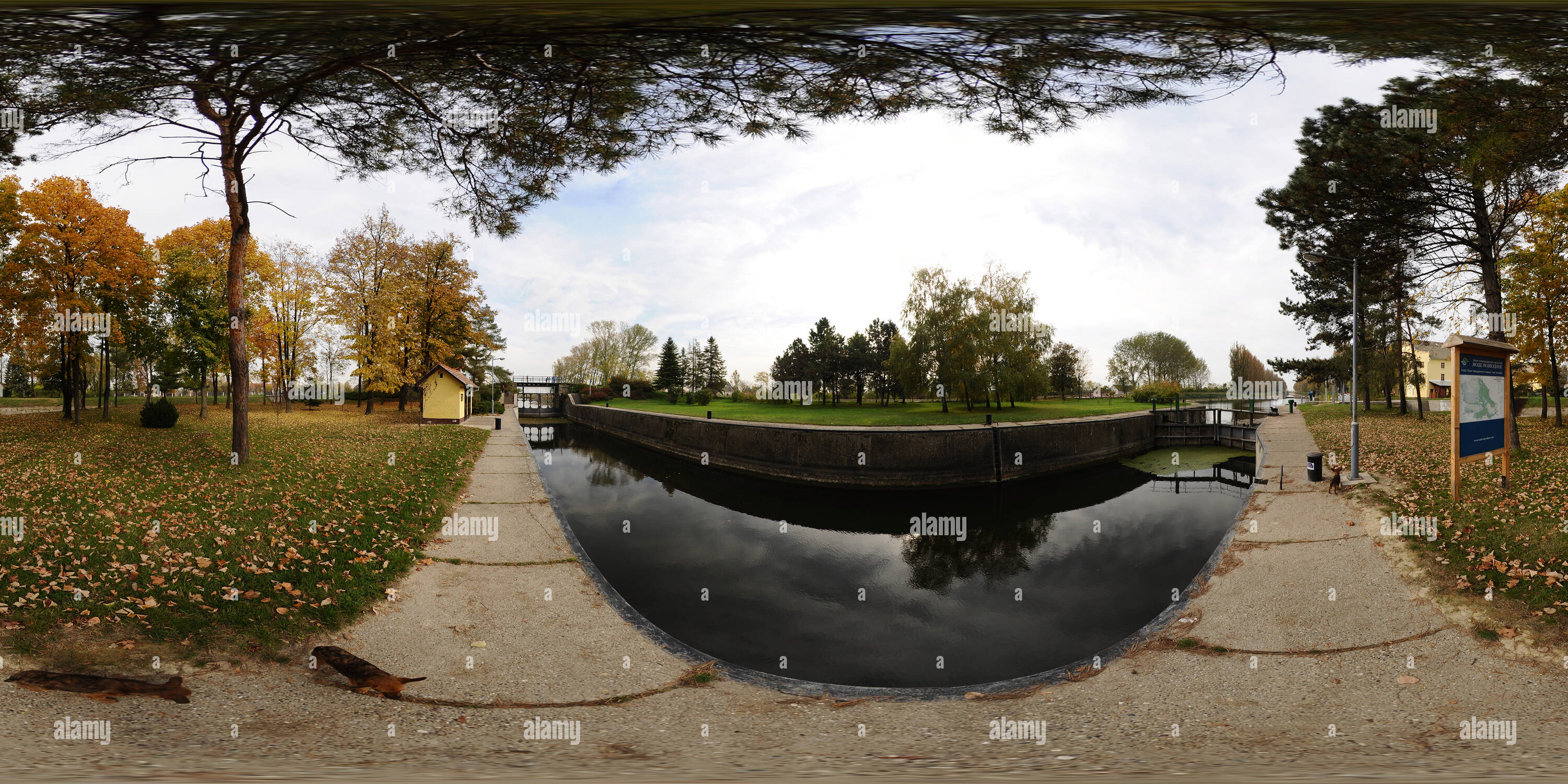 360° view of Mali Stapar Lock and Sluice - Alamy