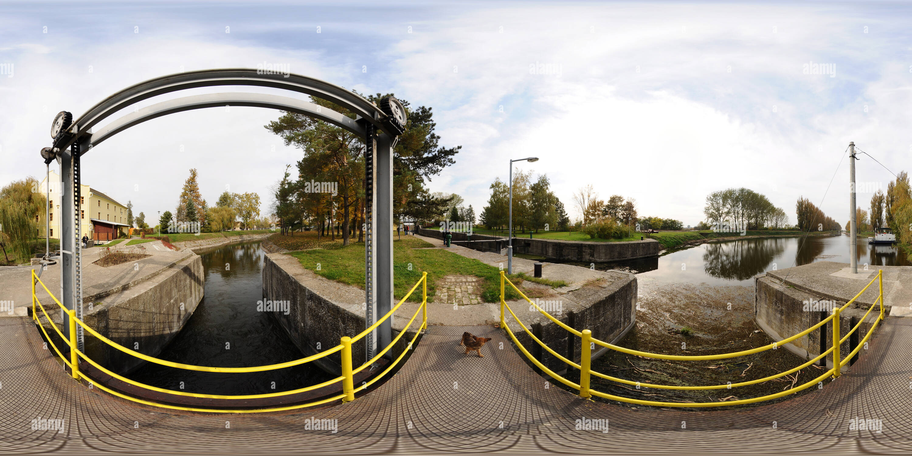 360° view of Mali Stapar Lock and Sluice - Alamy