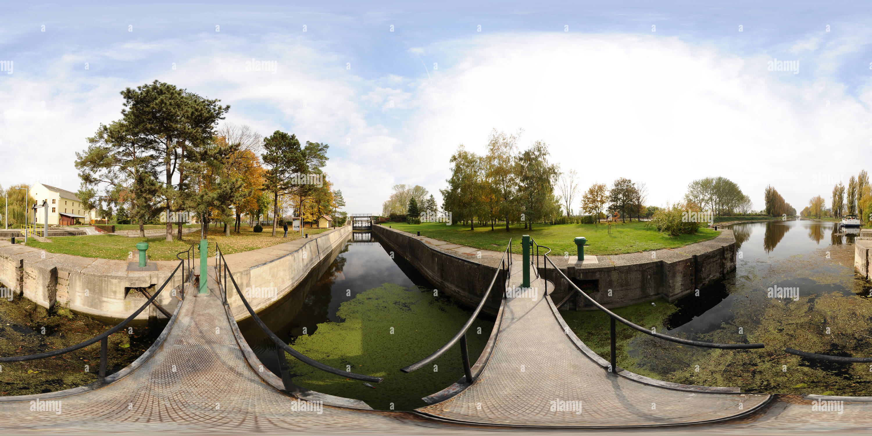 360° view of Mali Stapar Lock and Sluice - Alamy
