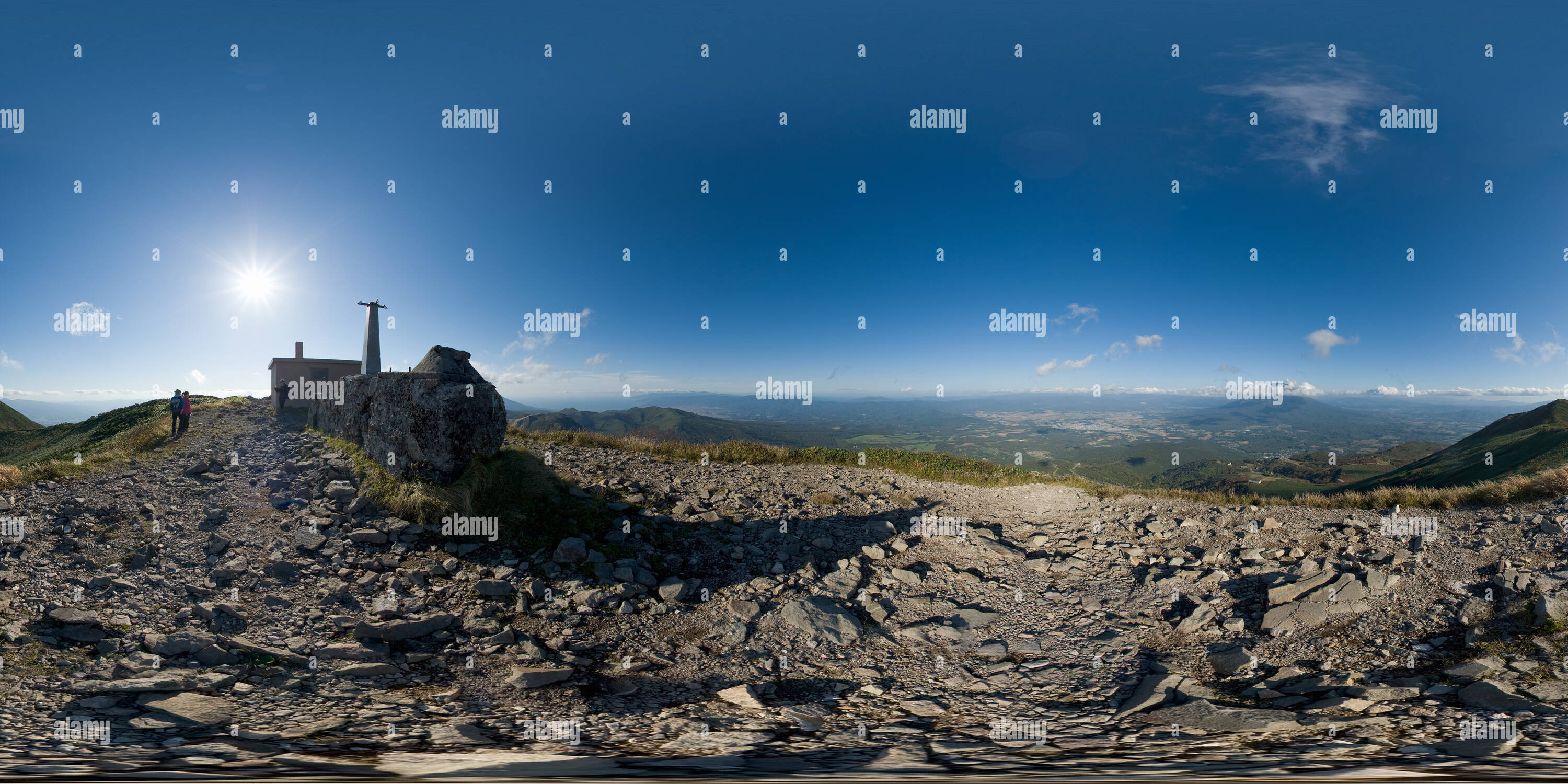360° view of Annupuri Peak Hut - Summer - Alamy
