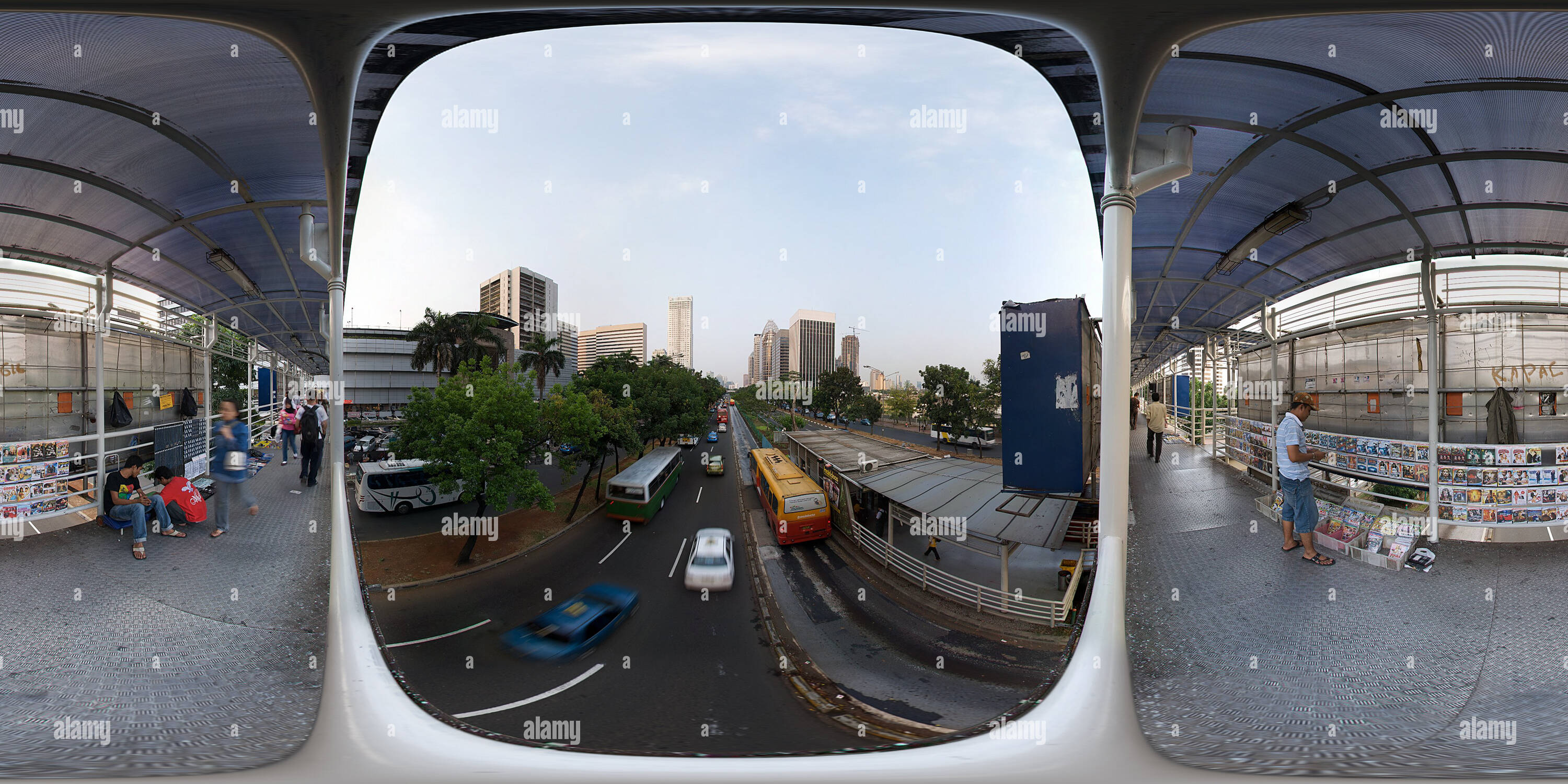 360° view of Jalan Sudirman, Jakarta, Indonesia - Alamy