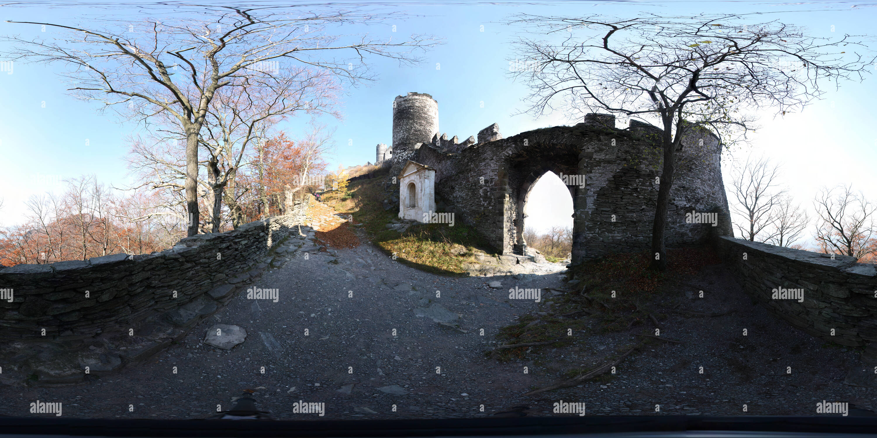 360° view of path to Bezdez - Alamy