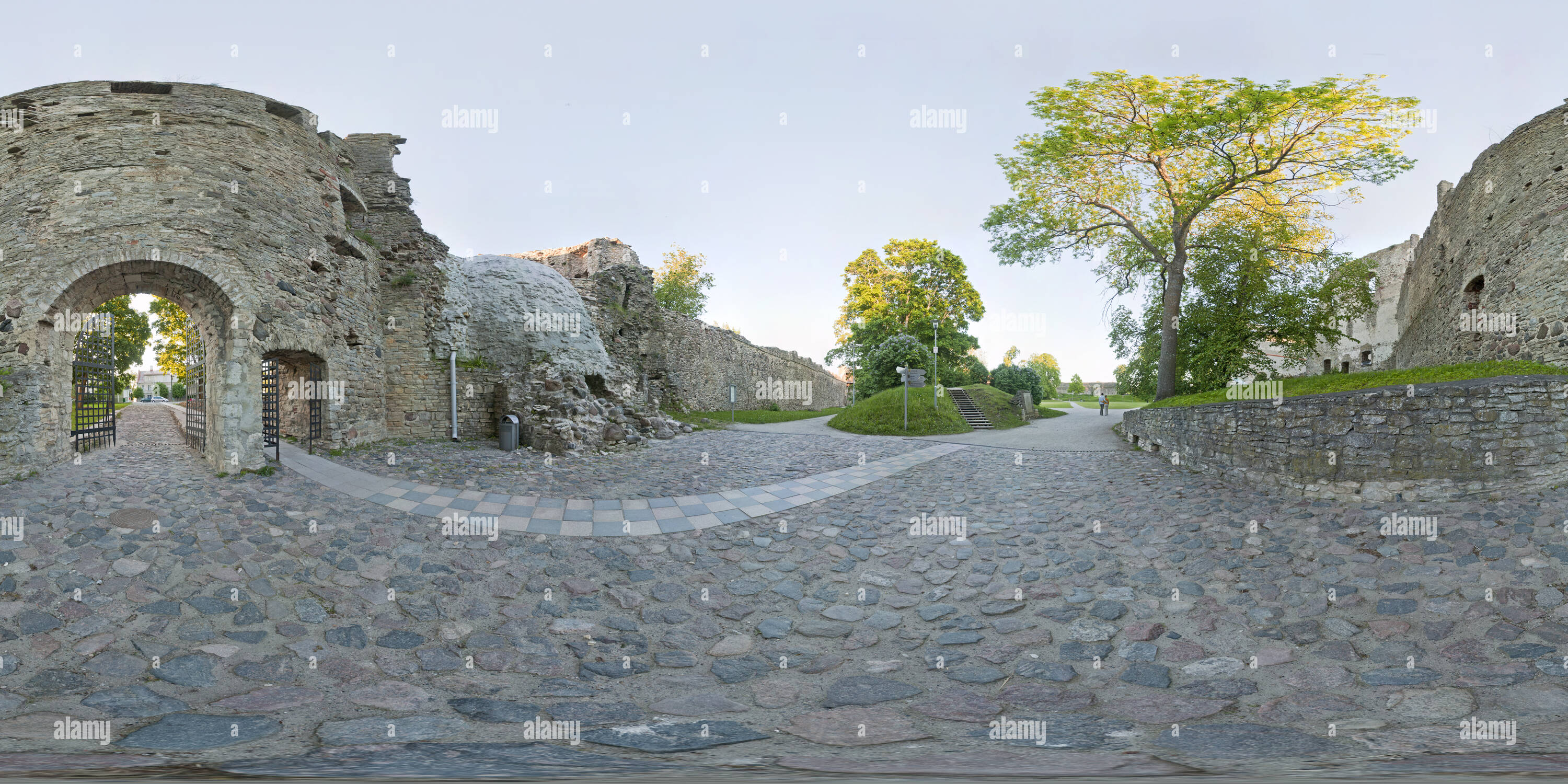 360° view of Haapsalu Episcopal Castle - Alamy