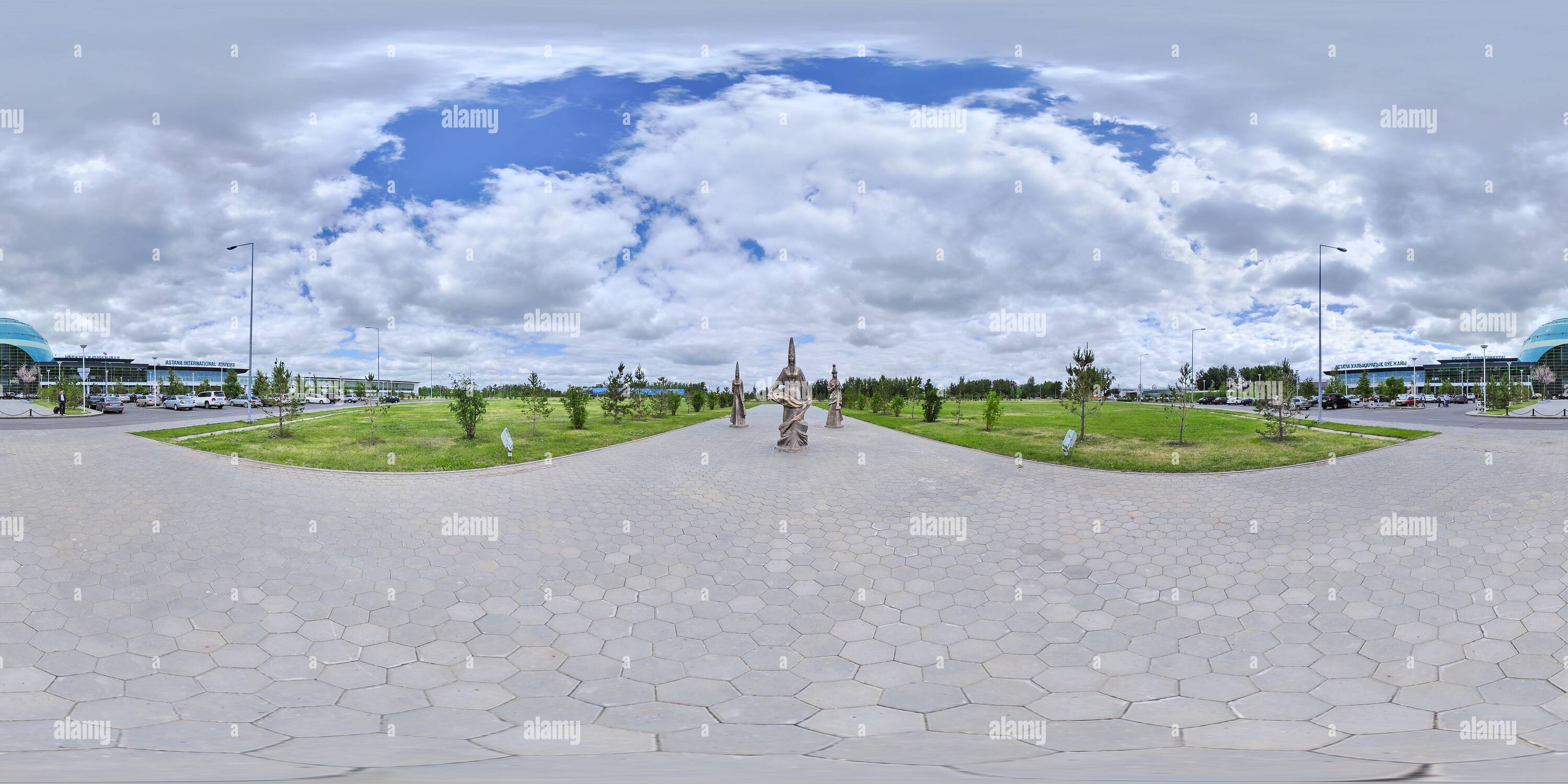 360° view of Astana - International Airport - Alamy