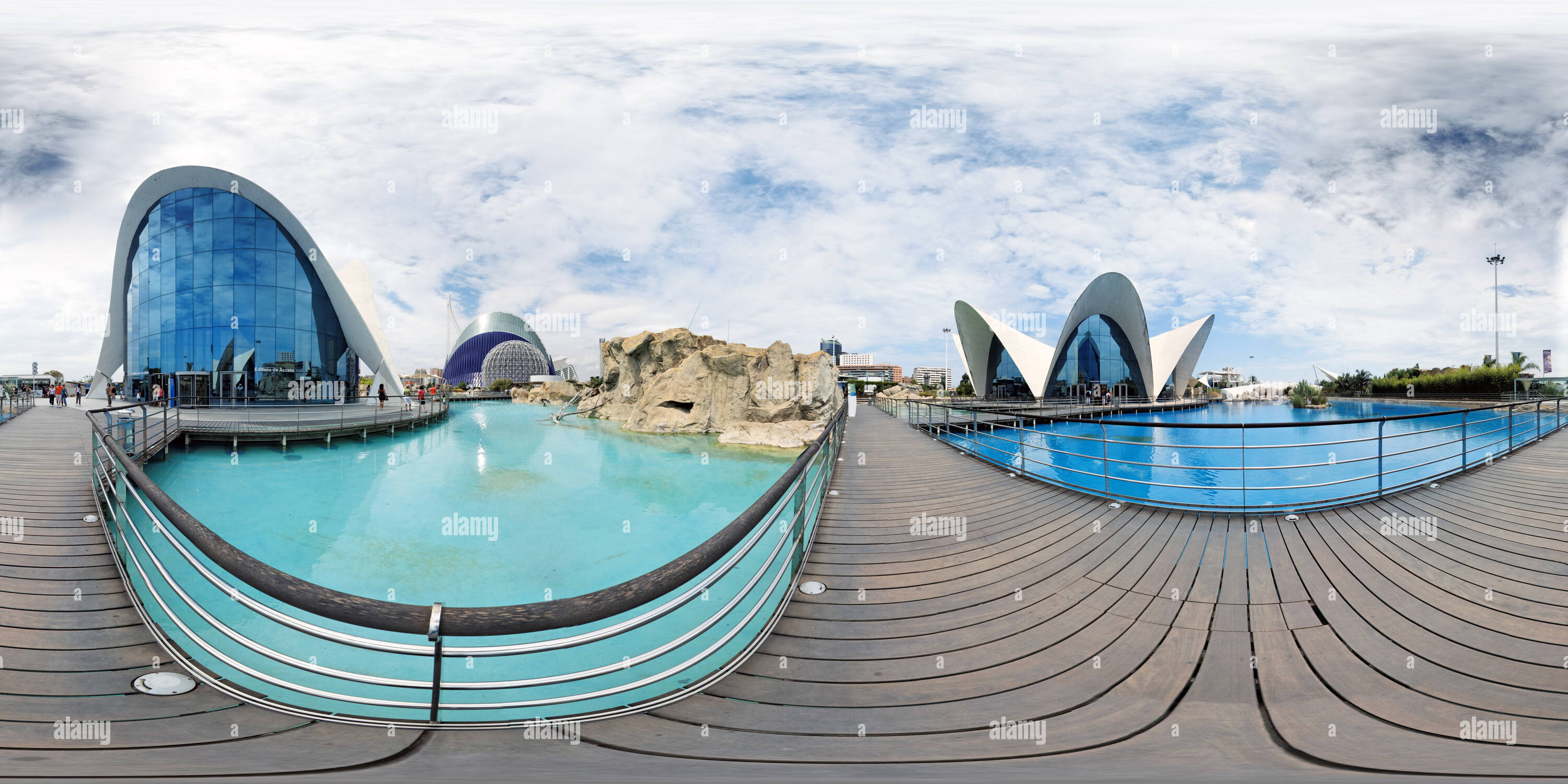 360° view of Oceanographic Park - Valencia - Alamy