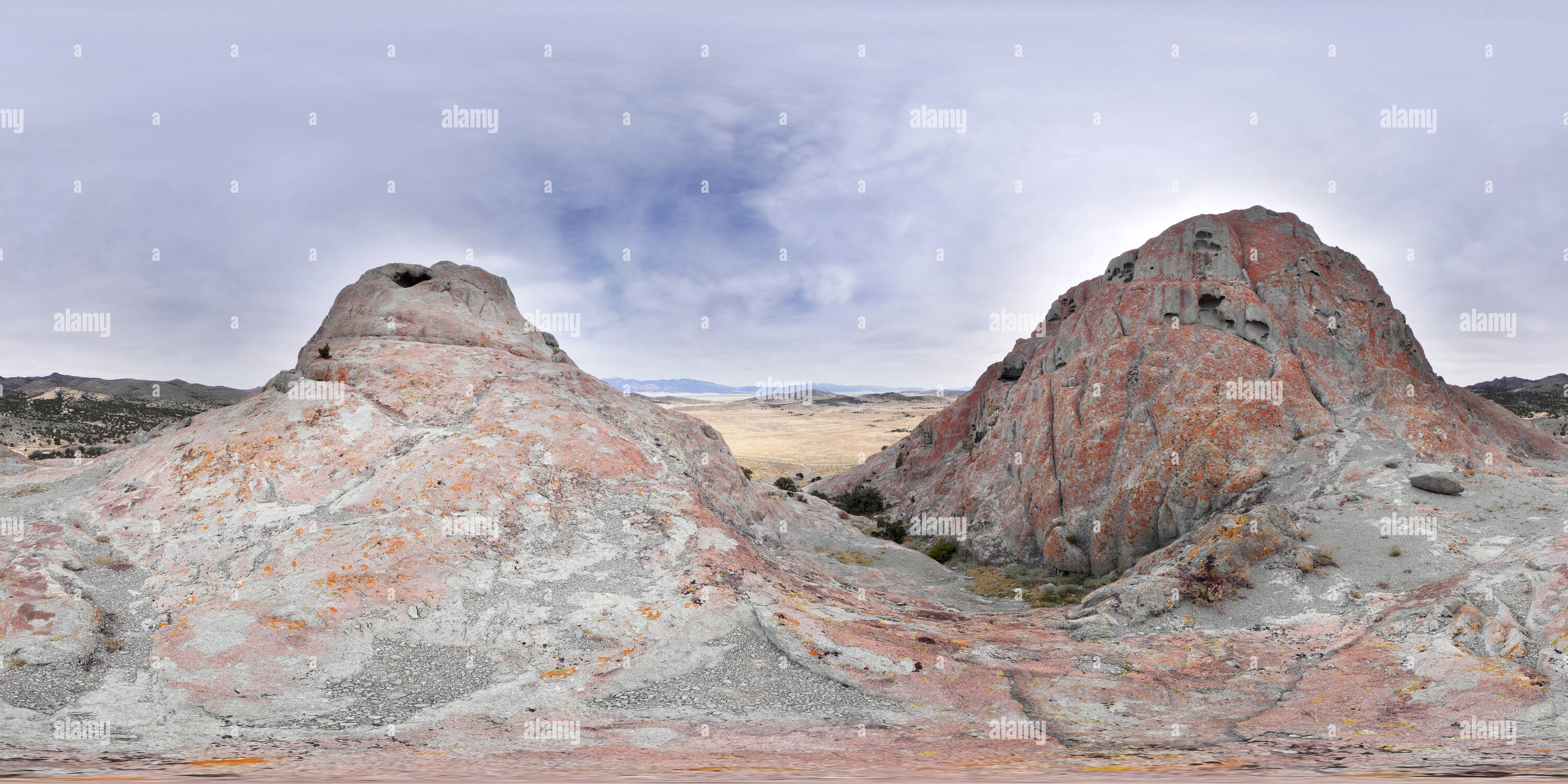 360° view of White Rocks Formation, Cedar Mountain Wilderness, Skull ...
