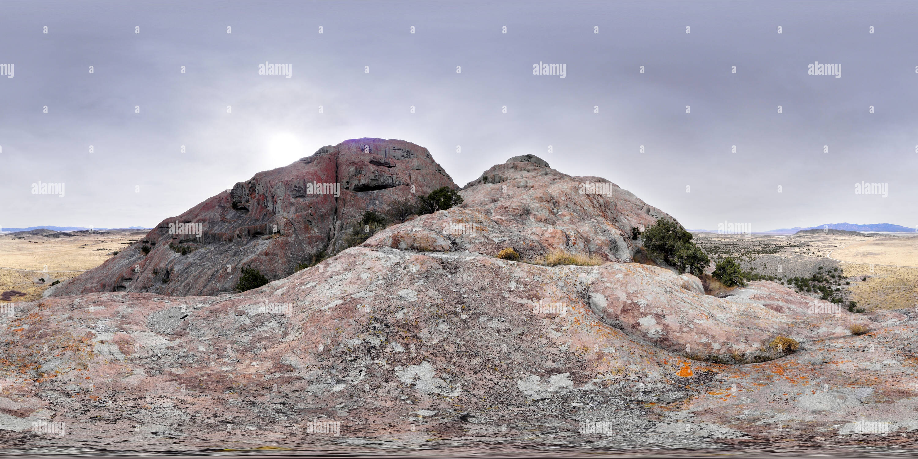 360° view of White Rocks Formation, Cedar Mountain Wilderness, Skull ...