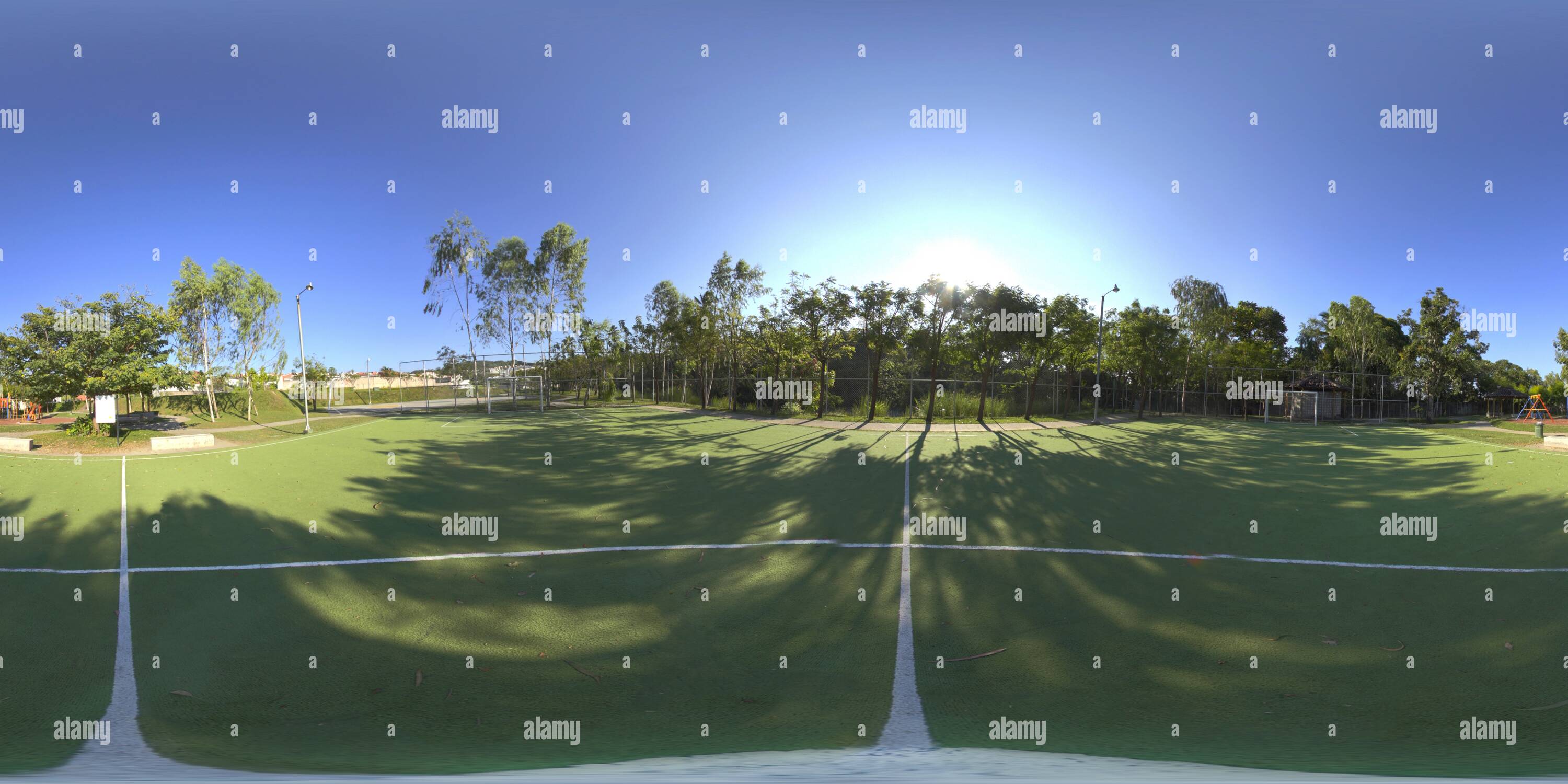 360° view of Quick soccer field - Alamy