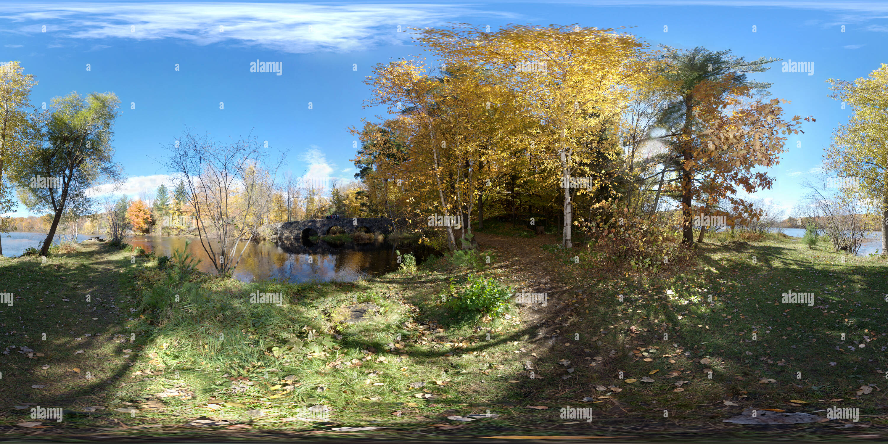 360° view of Parc du mont St-Bruno - Alamy