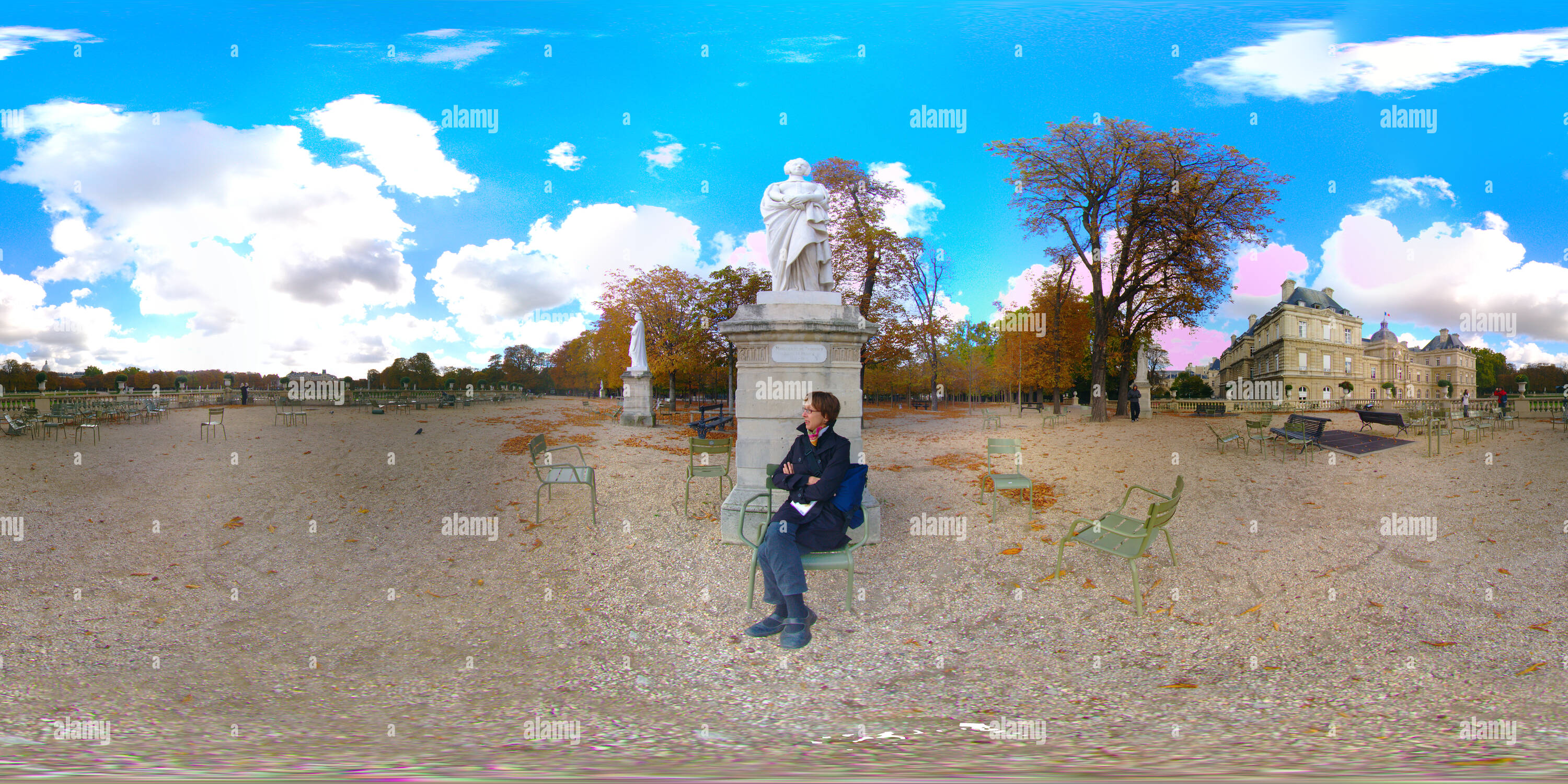 360° view of Jardins du Luxembourg - Alamy