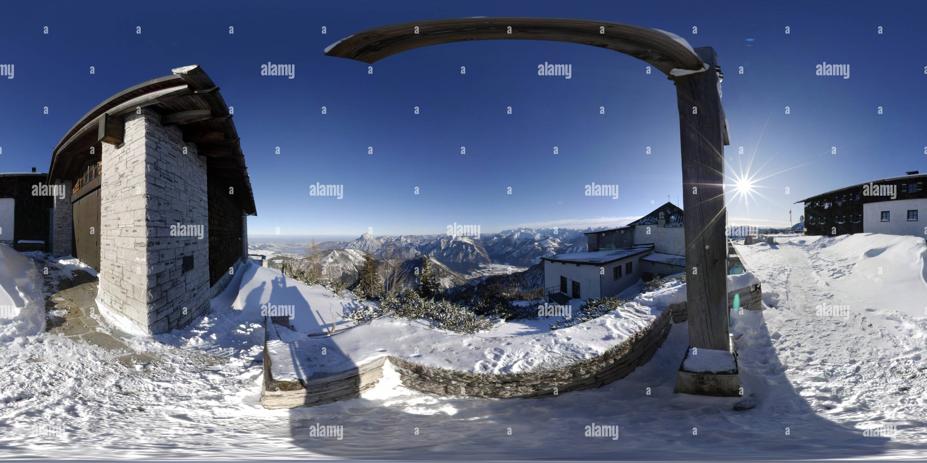 360° view of Feuerkogel, Ebensee, Salzkammergut - Alamy