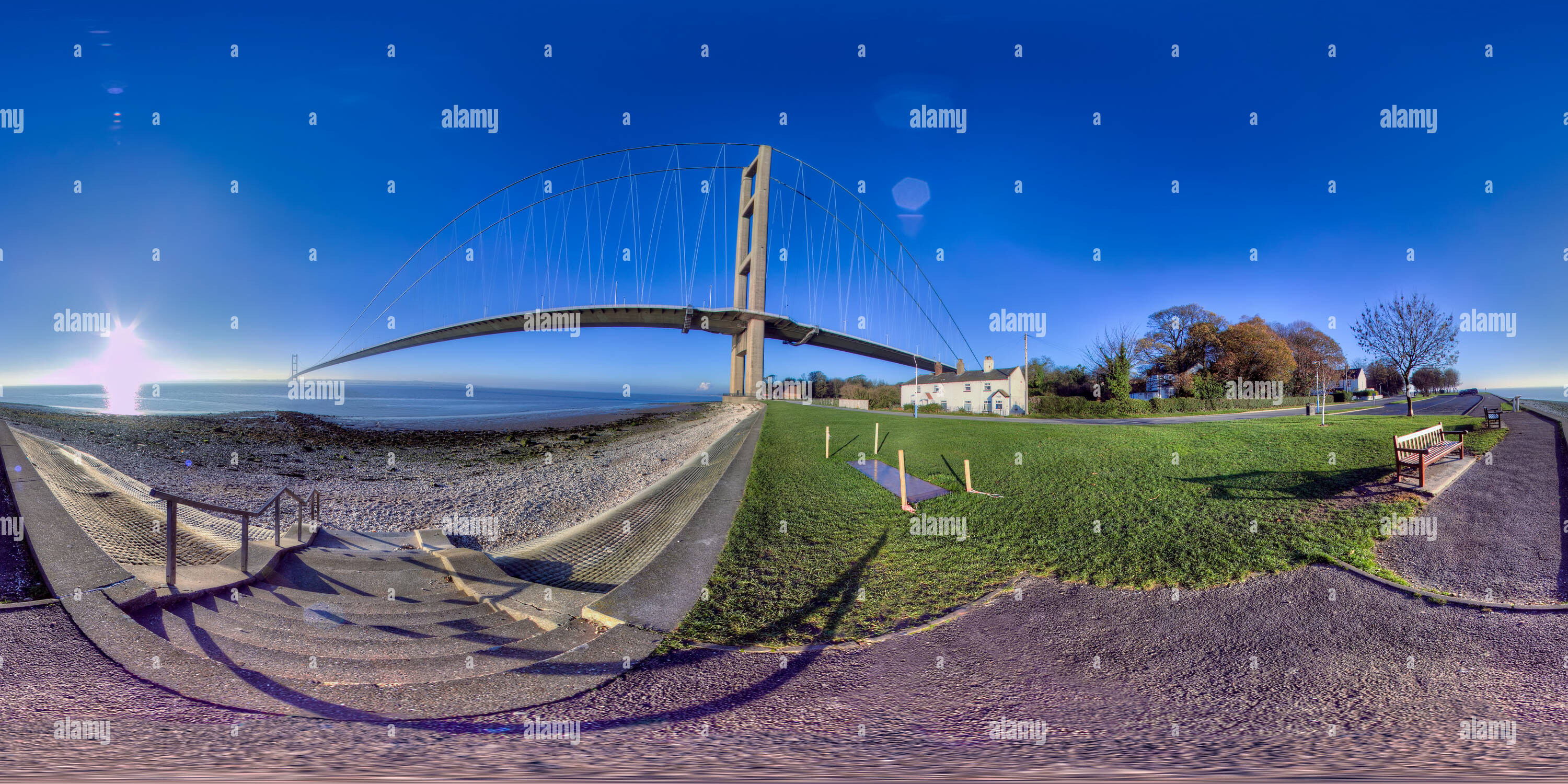 Humber bridge sunrise hi-res stock photography and images - Alamy