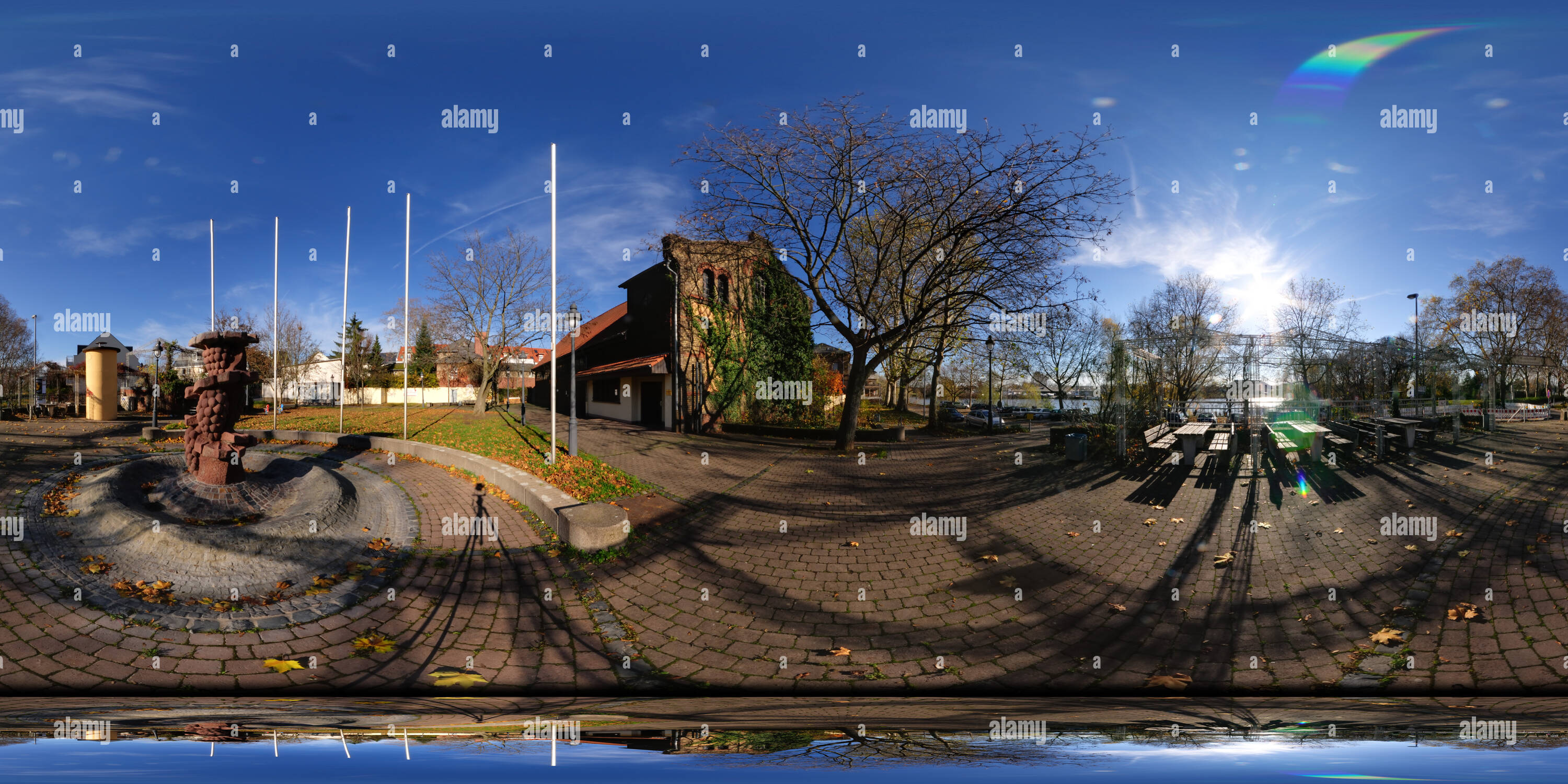 360° view of Weinbrunnen - Mainz-Kostheim - Alamy