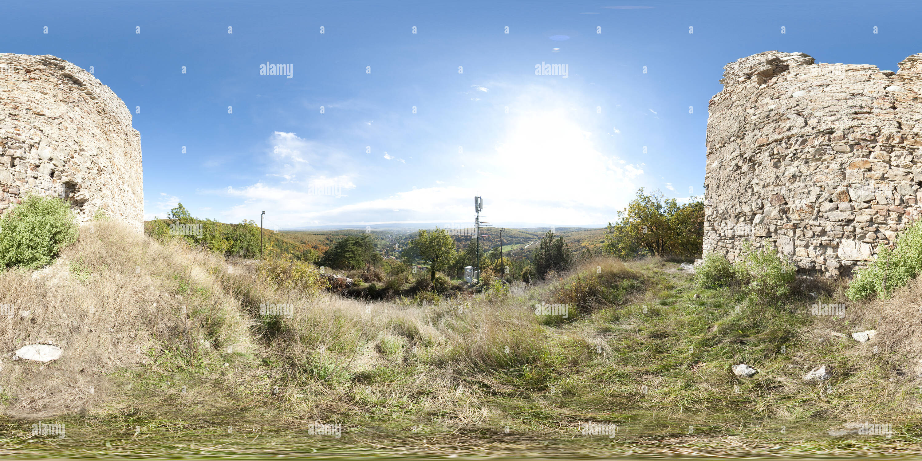 360° view of View form Velika castle - Alamy