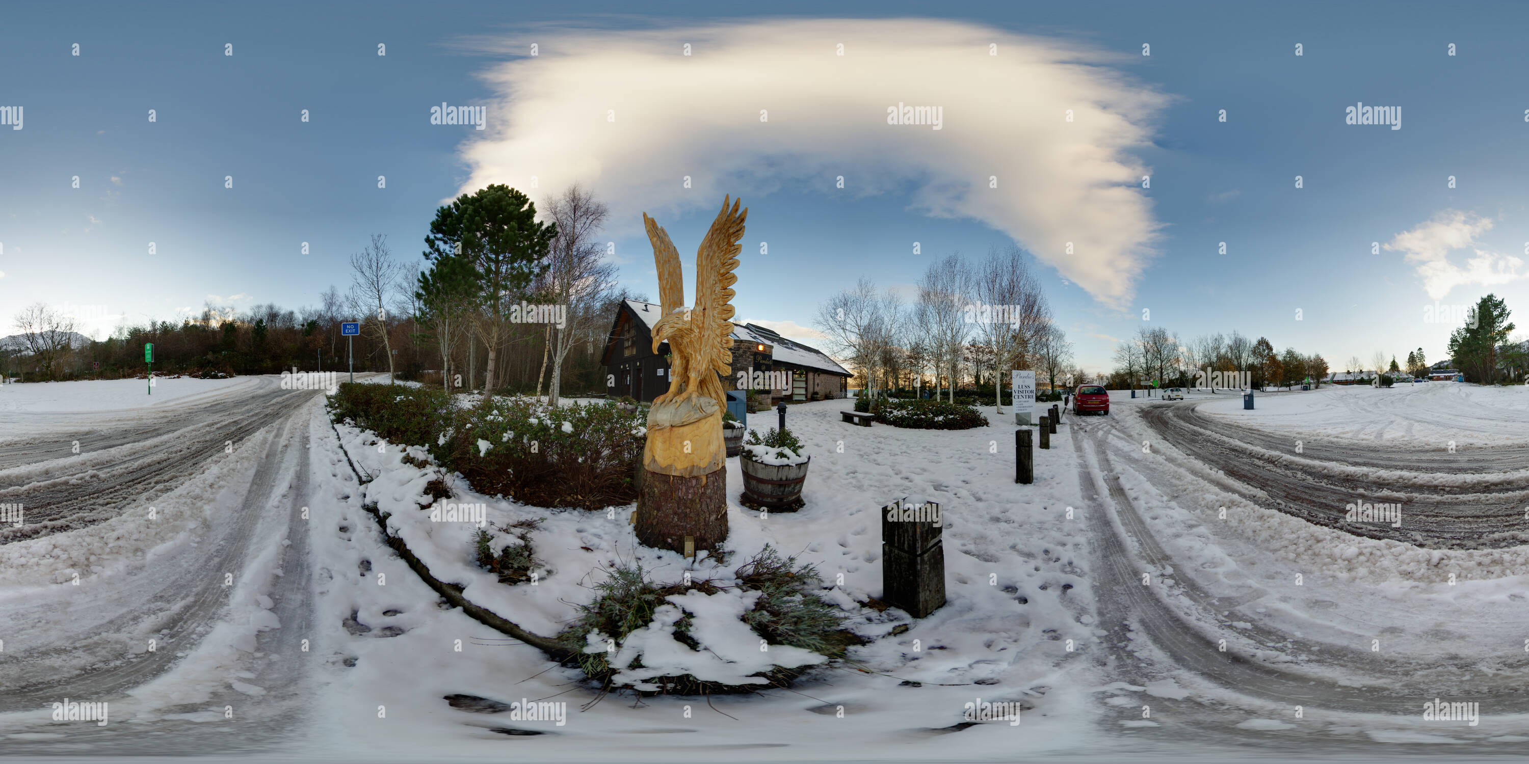 360° view of Luss Visitor Centre , Loch Lomond , Scotland - Alamy