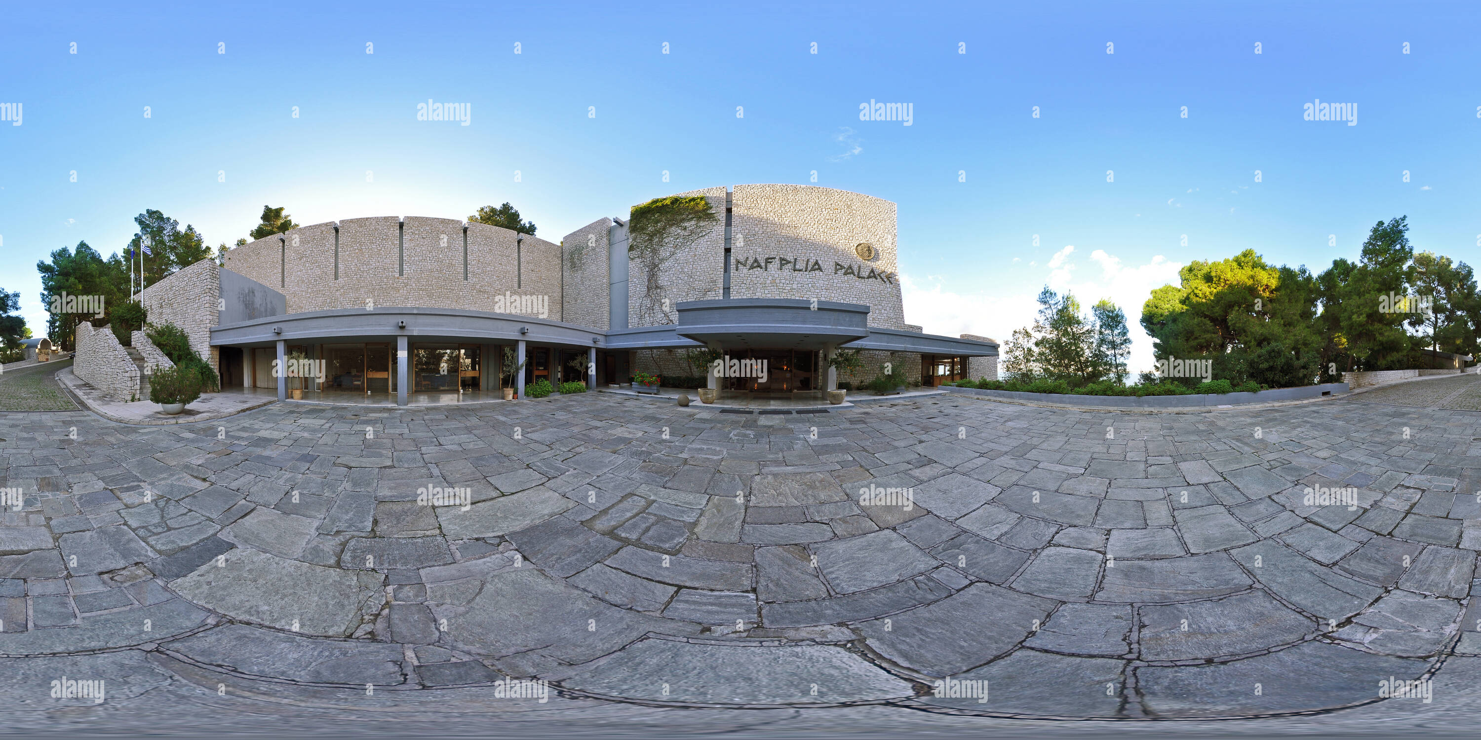 360° view of Nafplia Palace, Nafplion - Alamy