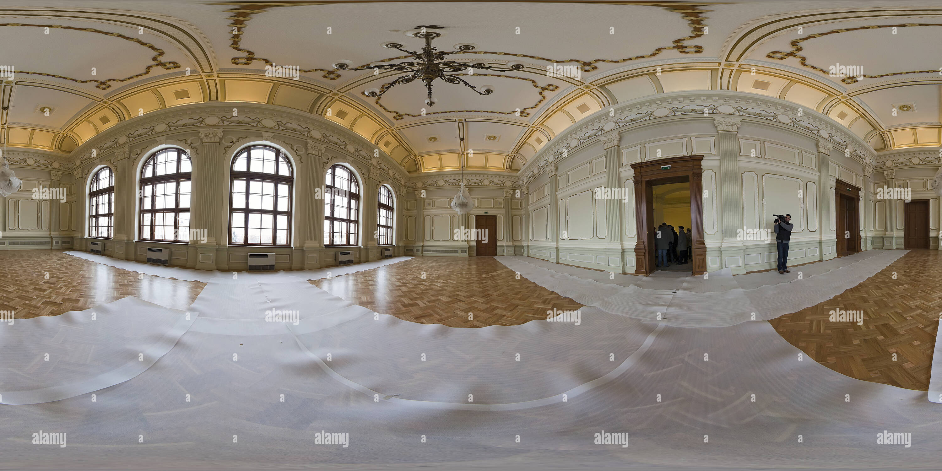 360° view of Szeged University rector building after a renovation ...