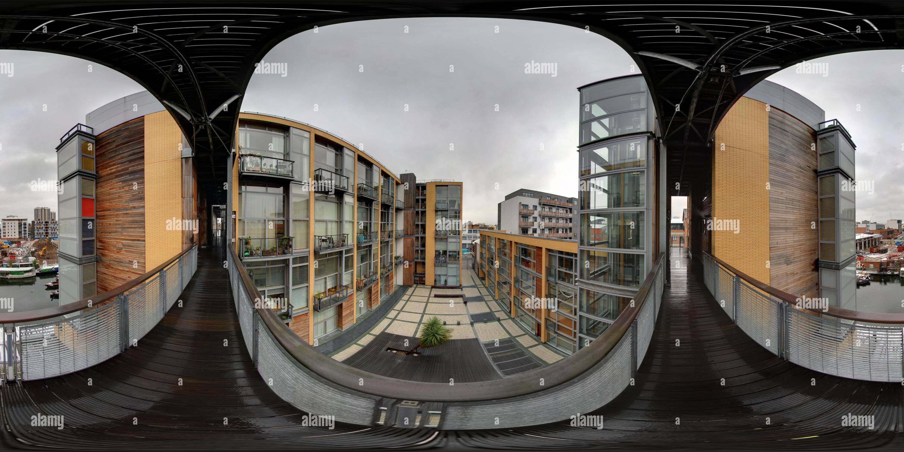 360° view of Apartment Block, London - Alamy