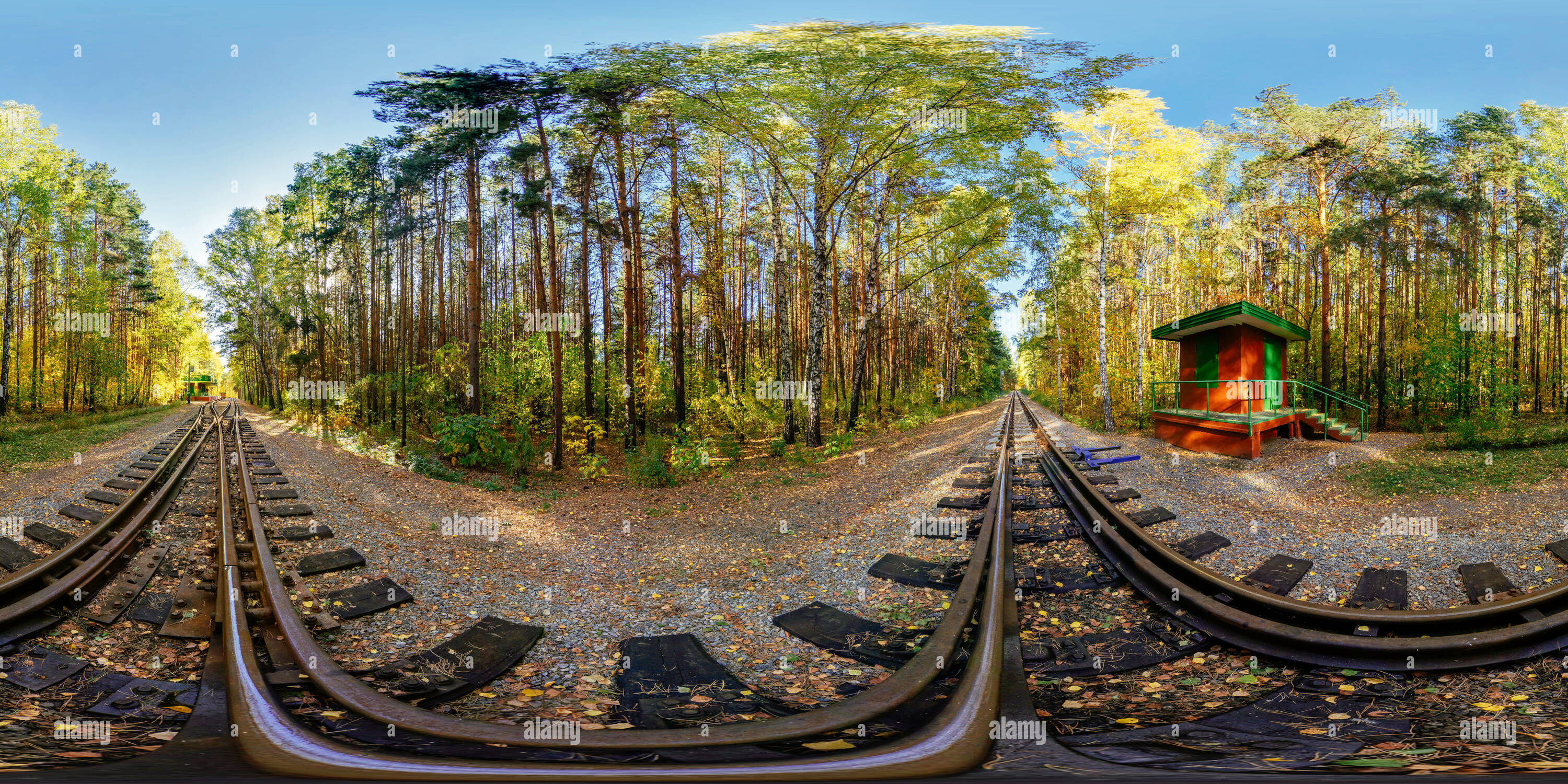 360° view of The station Forest - Alamy