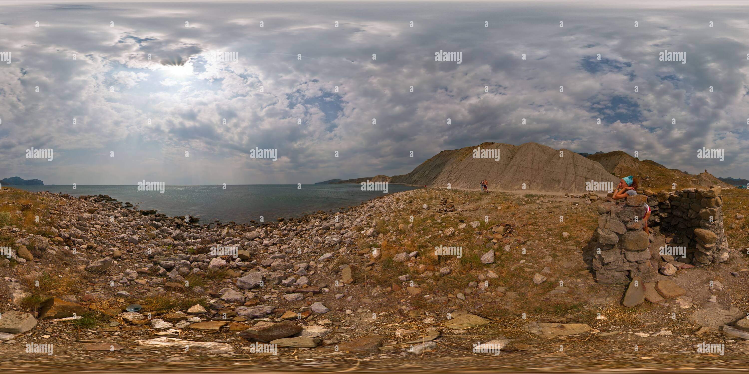360° view of WC on the Fox Bay - Alamy