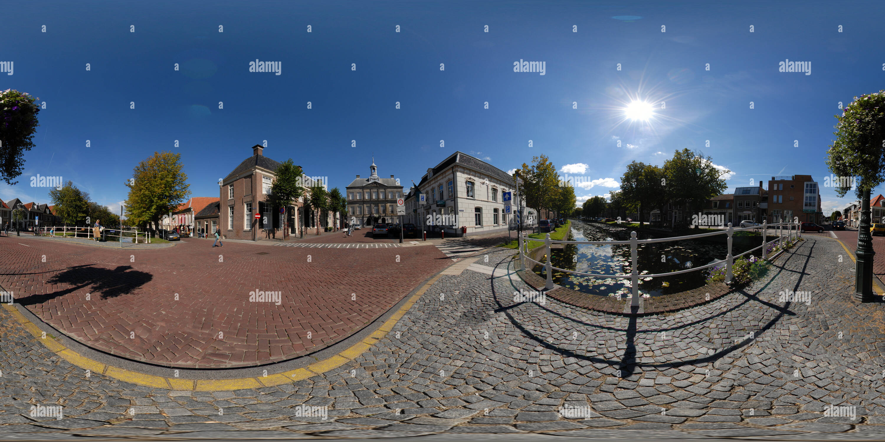 360° view of Weesp - Het Groote Plein - Alamy
