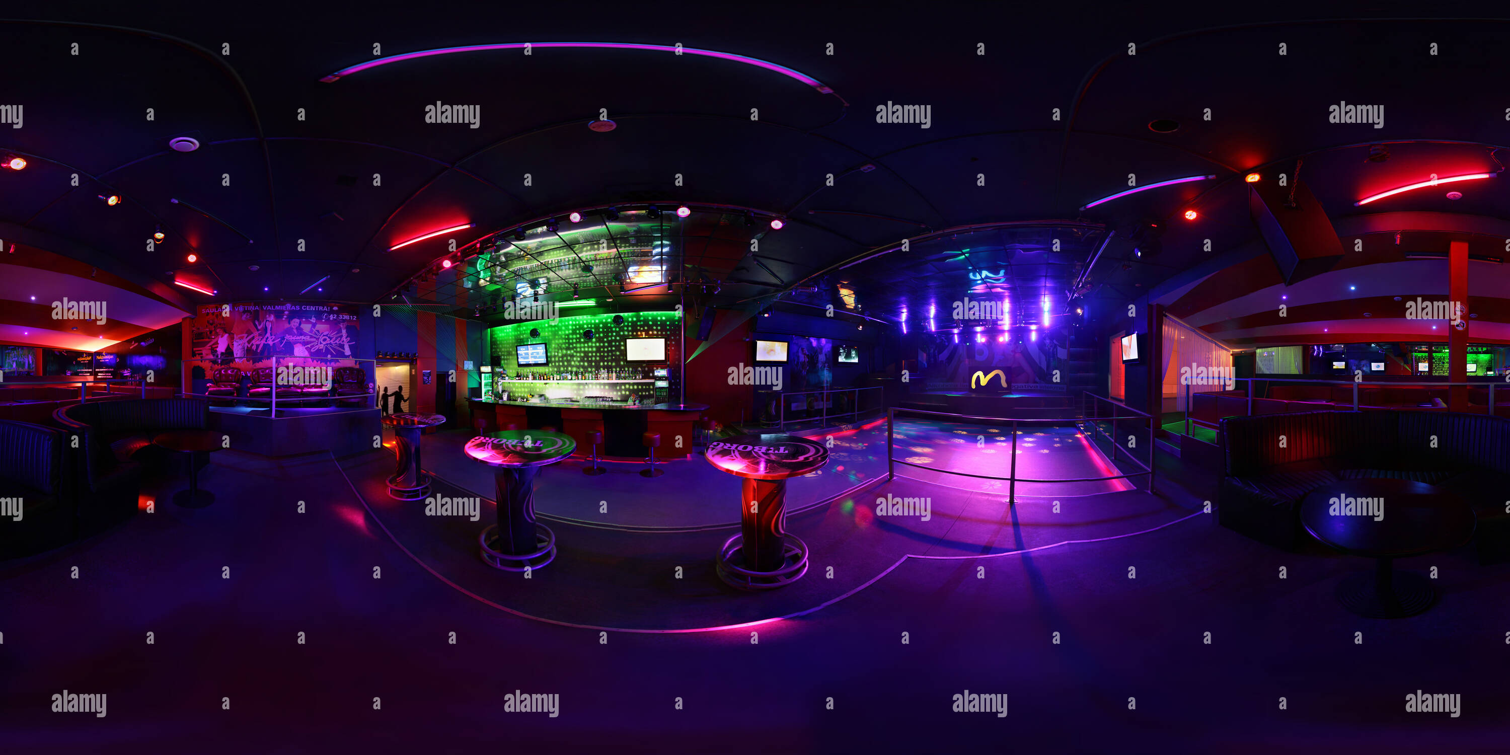 360° view of Night Club in Valmiera - Alamy